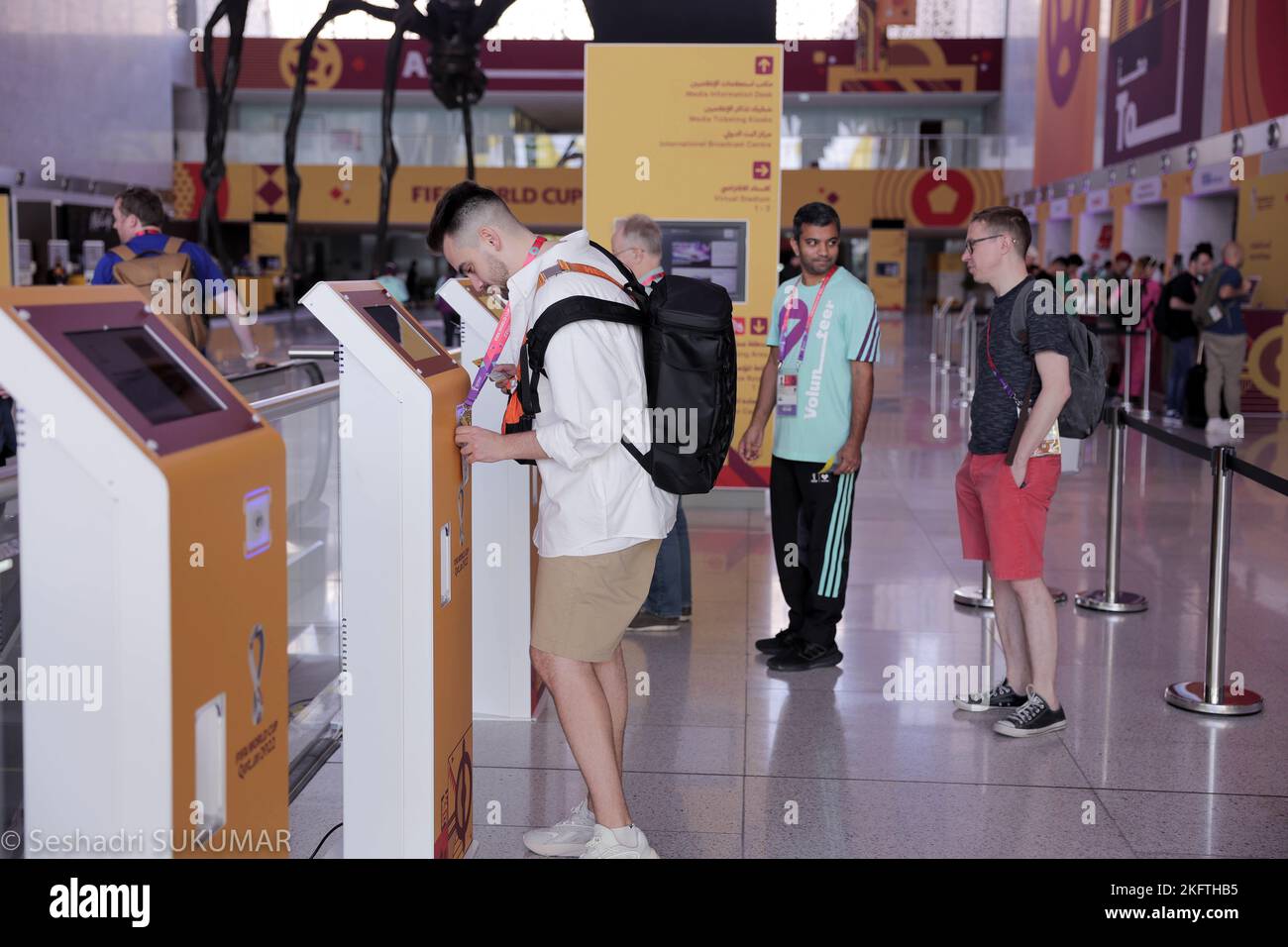 20. Nov 2022: FIFA World Cup 2022: Qatar main media Center ambienMit ...