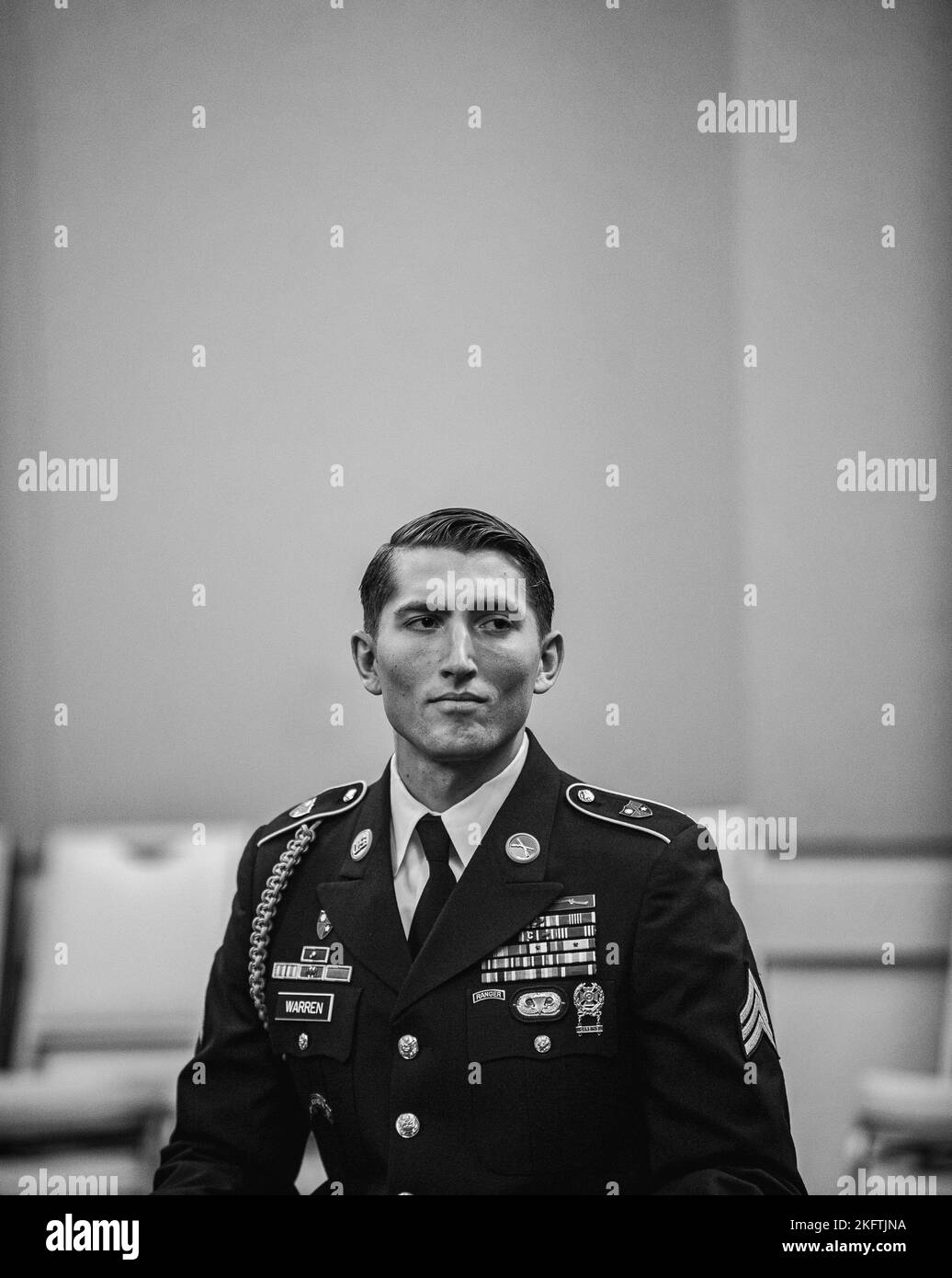US Army Sgt. Jonathan Warren, der dem U.S. Army Special Operations ...