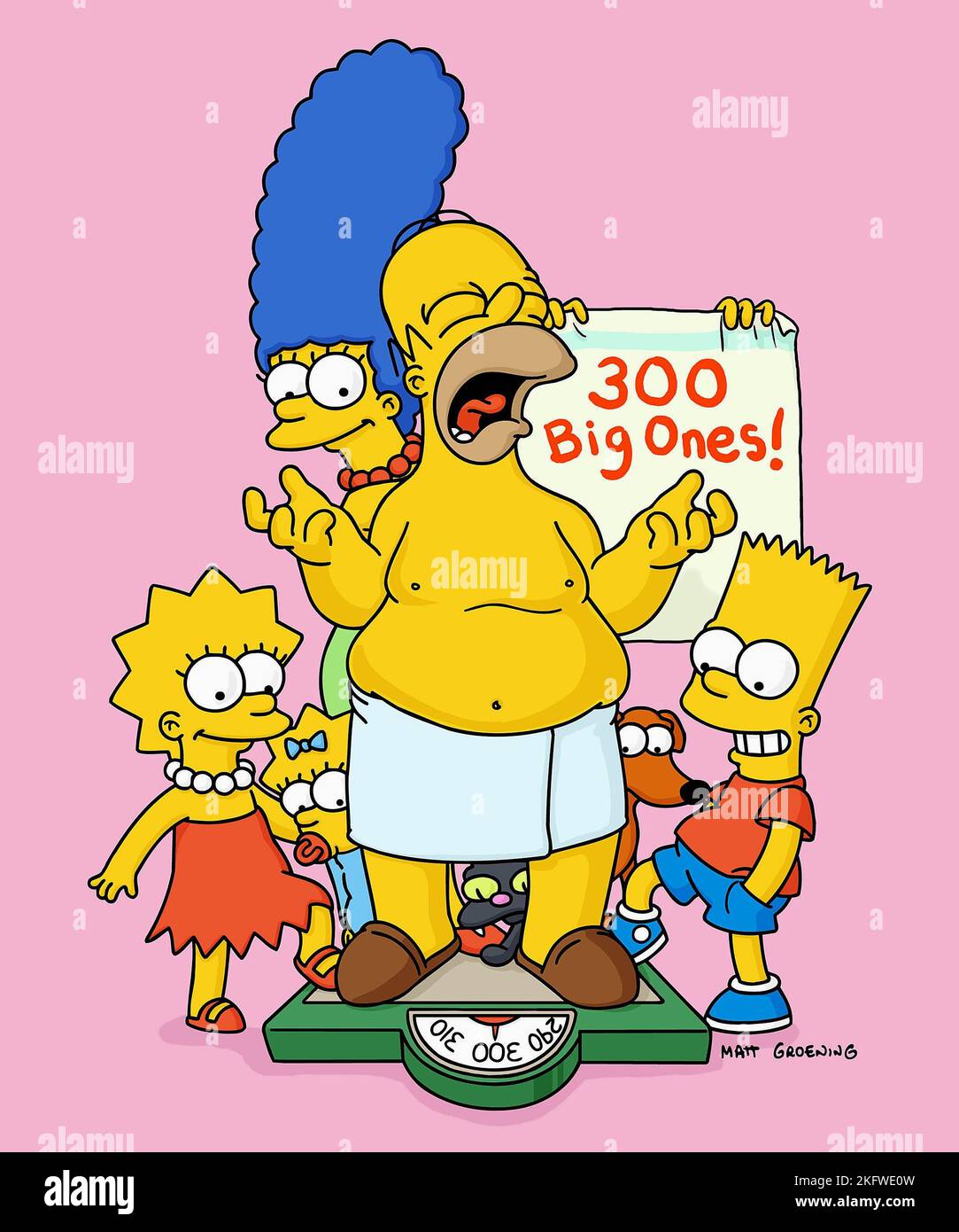 LISA SIMPSON, MAGGIE SIMPSON, MARGE SIMPSON, HOMER SIMPSON, BART ...