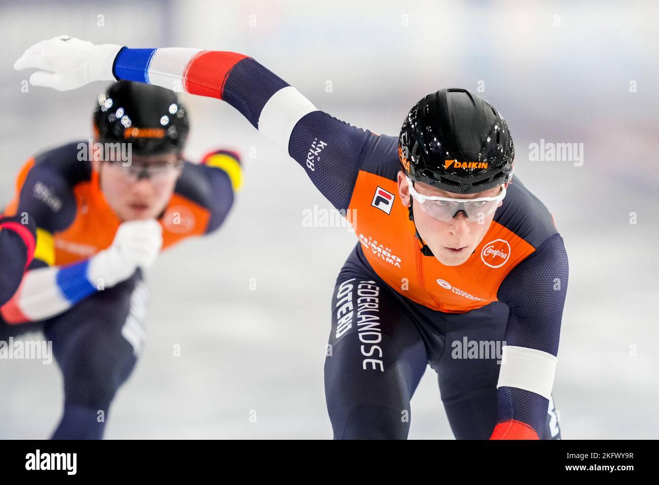 HEERENVEEN, NIEDERLANDE - 20. NOVEMBER: Merijn Scheperkamp aus den ...