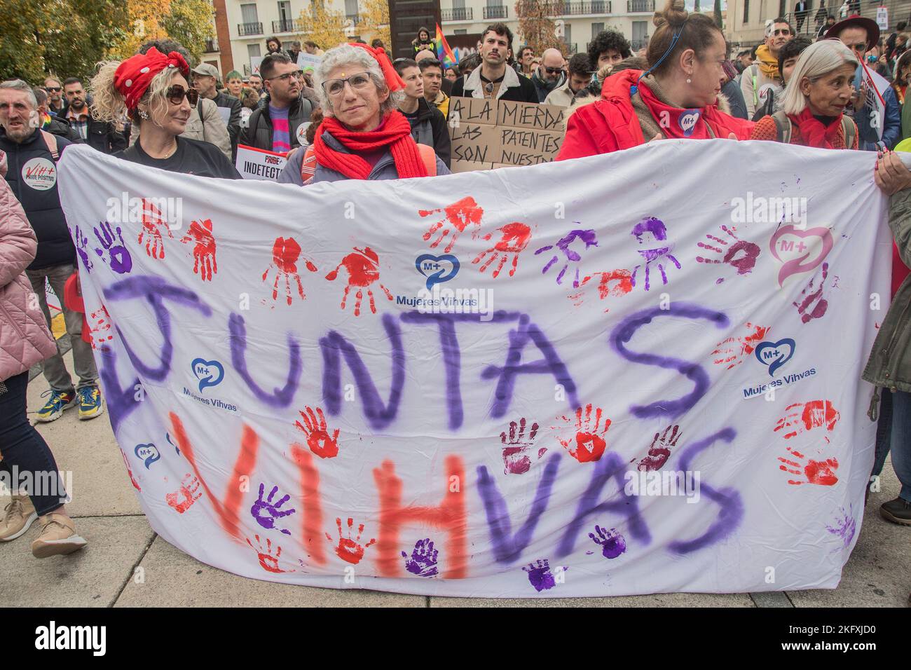 Der erste „Posithiva-Marsch“ führt durch das Madrid von Pepe Espaliú ...