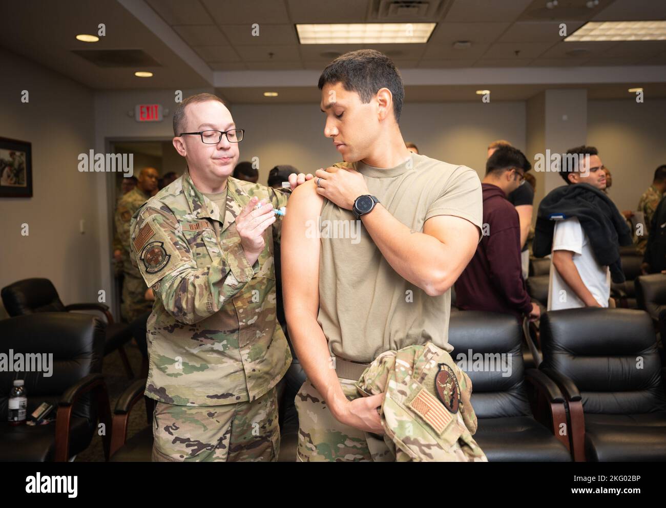 Robert Briley, ein Krankenschwester-Anästhesist der 116. Medical Group ...