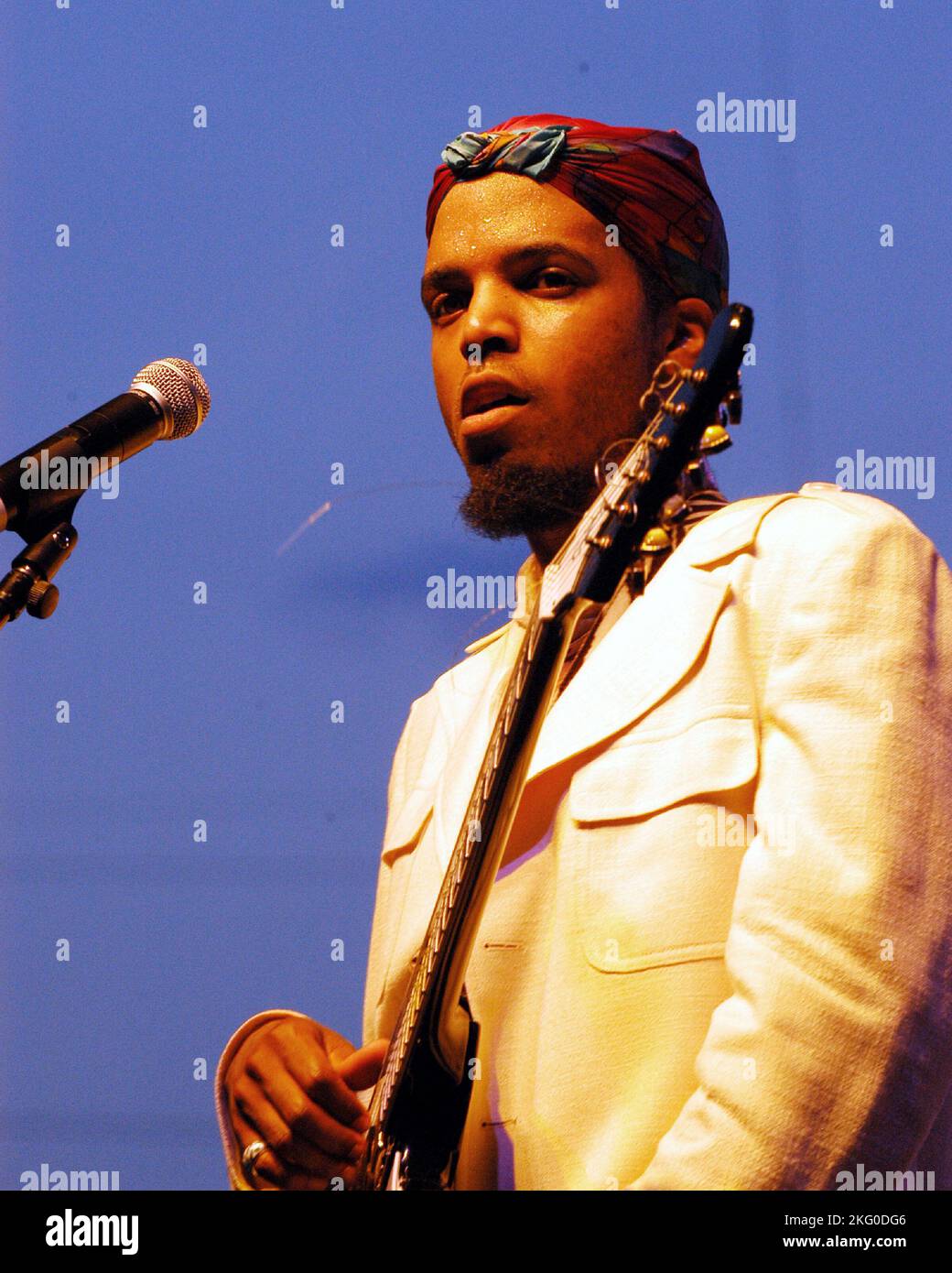 Van Hunt tritt am 2. Juli 2004 während der Konzertreihe On the Bricks ...