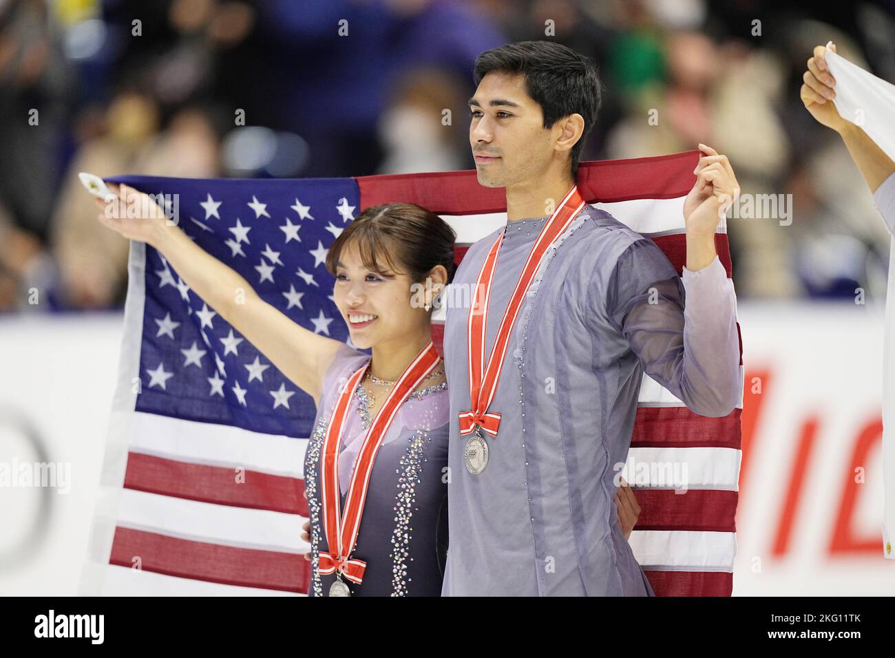 Makomanai Sekisui Heim Ice Arena, Hokkaido, Japan. 19.. November 2022 ...