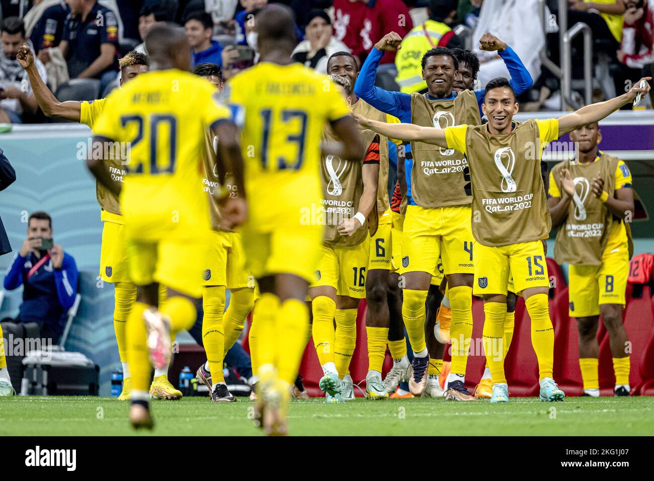 DOHA, 20-11-2022 Al-Bayt Stadium World Cup 2022 in Katar Zwischen Katar ...