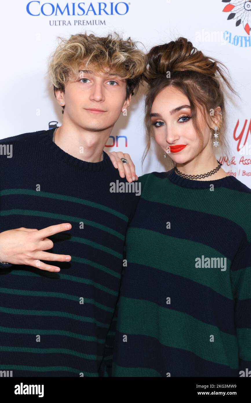 Los Angeles, Kalifornien, USA. 19.. November 2022. Reif Harrison und ...