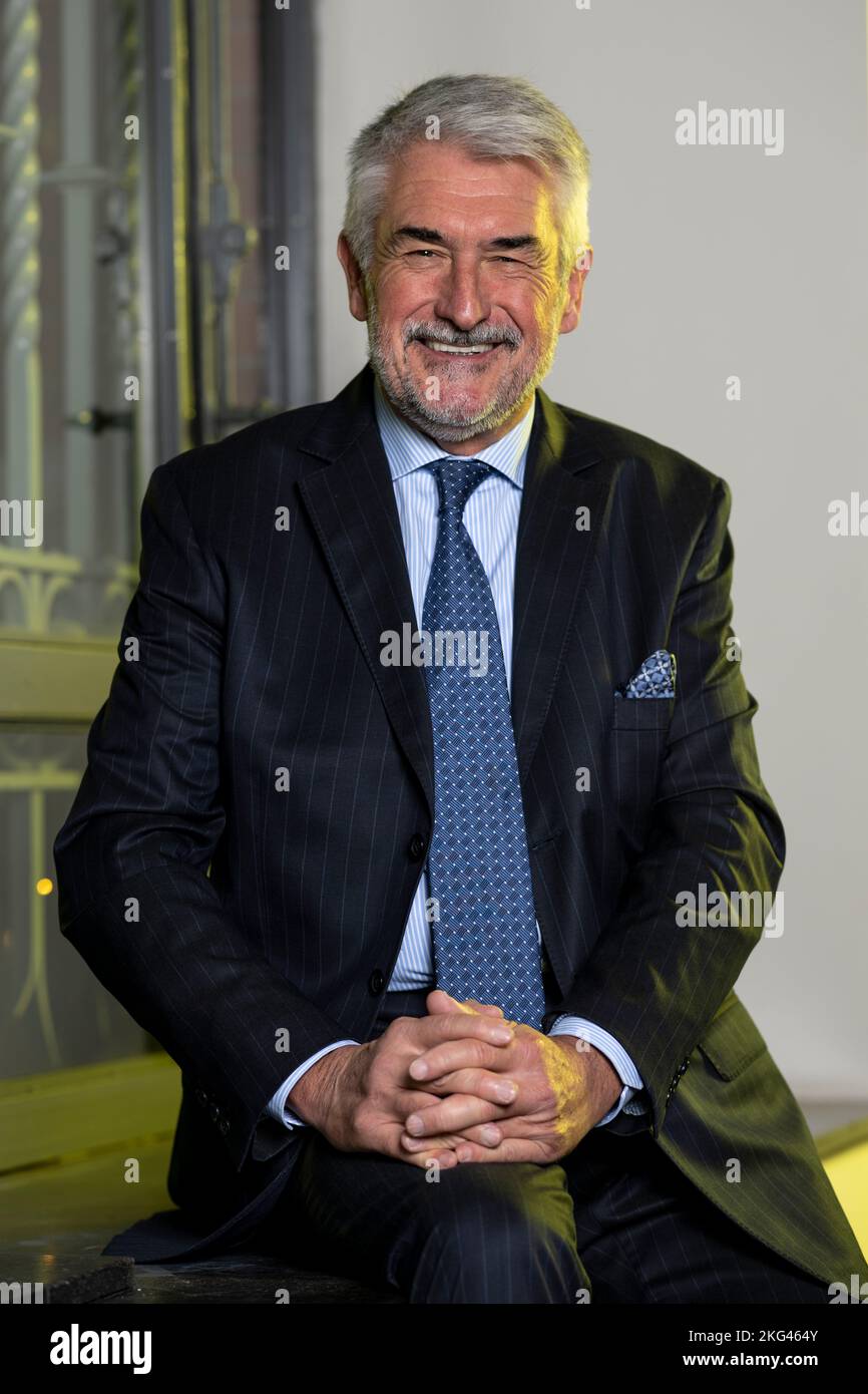 Rudy Provoost, Vorsitzender von VOKA (Vlaams Netzwerk van ondernemingen ... Rudy Provoost, Vorsitzender von VOKA (Vlaams Netzwerk van ondernemingen ...
