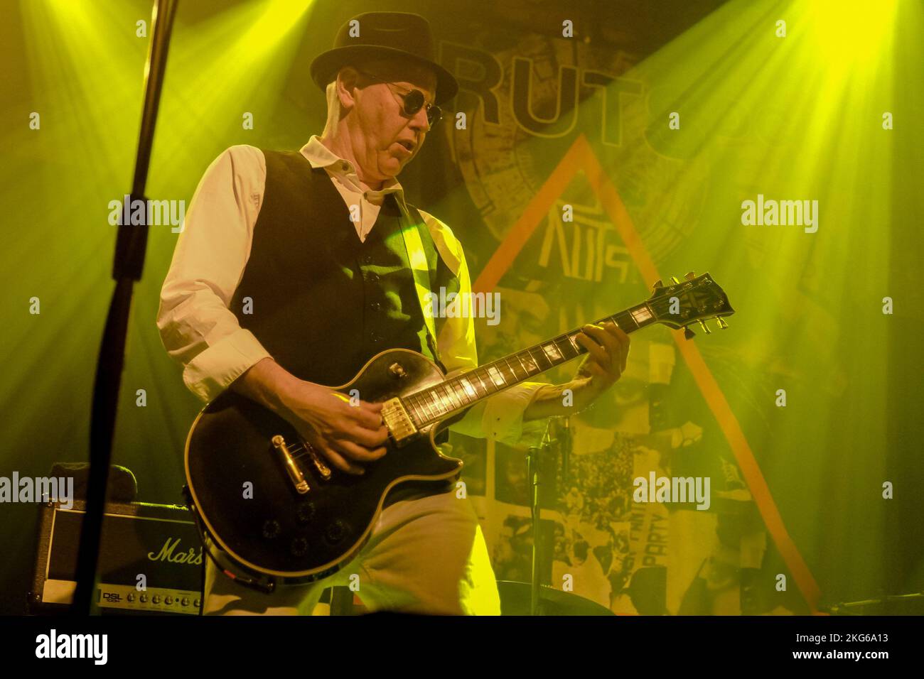 Leigh Heggarty, Gitarrist und Sänger der britischen Punkrock-Band Ruts ...