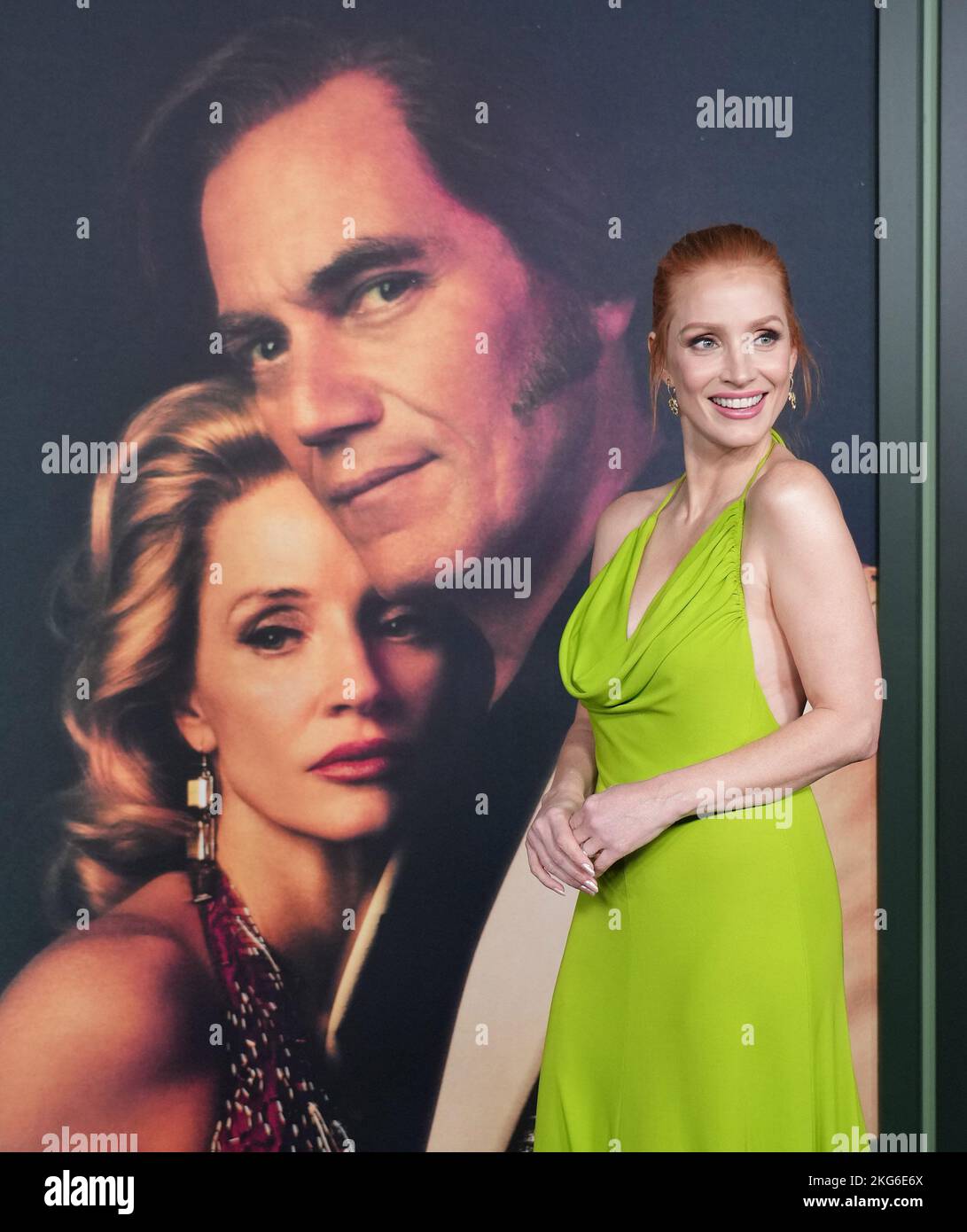 Jessica Chastain kommt zur George & TAMMY Premiere von Showtime, die am ...