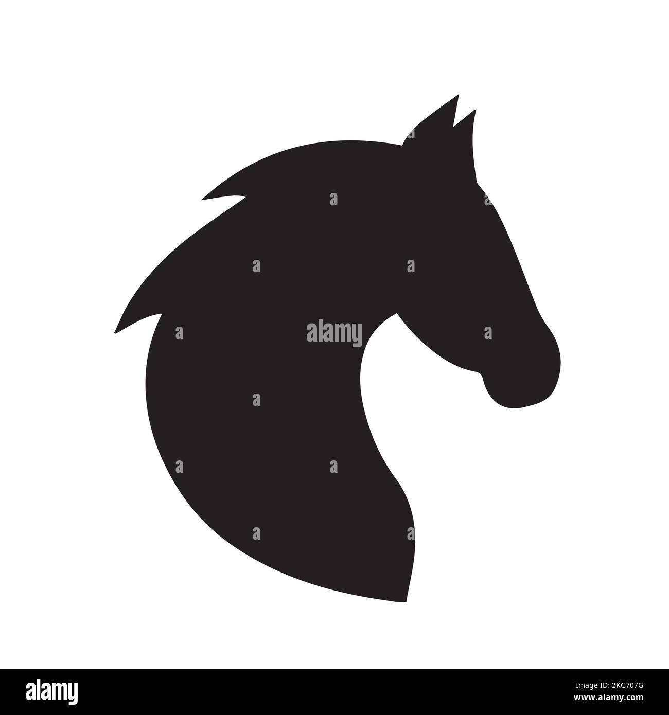 Pferdekopf-Vektor. Pferdesymbol. Pferdesymbol. Horse Logo. Horse Logo ...