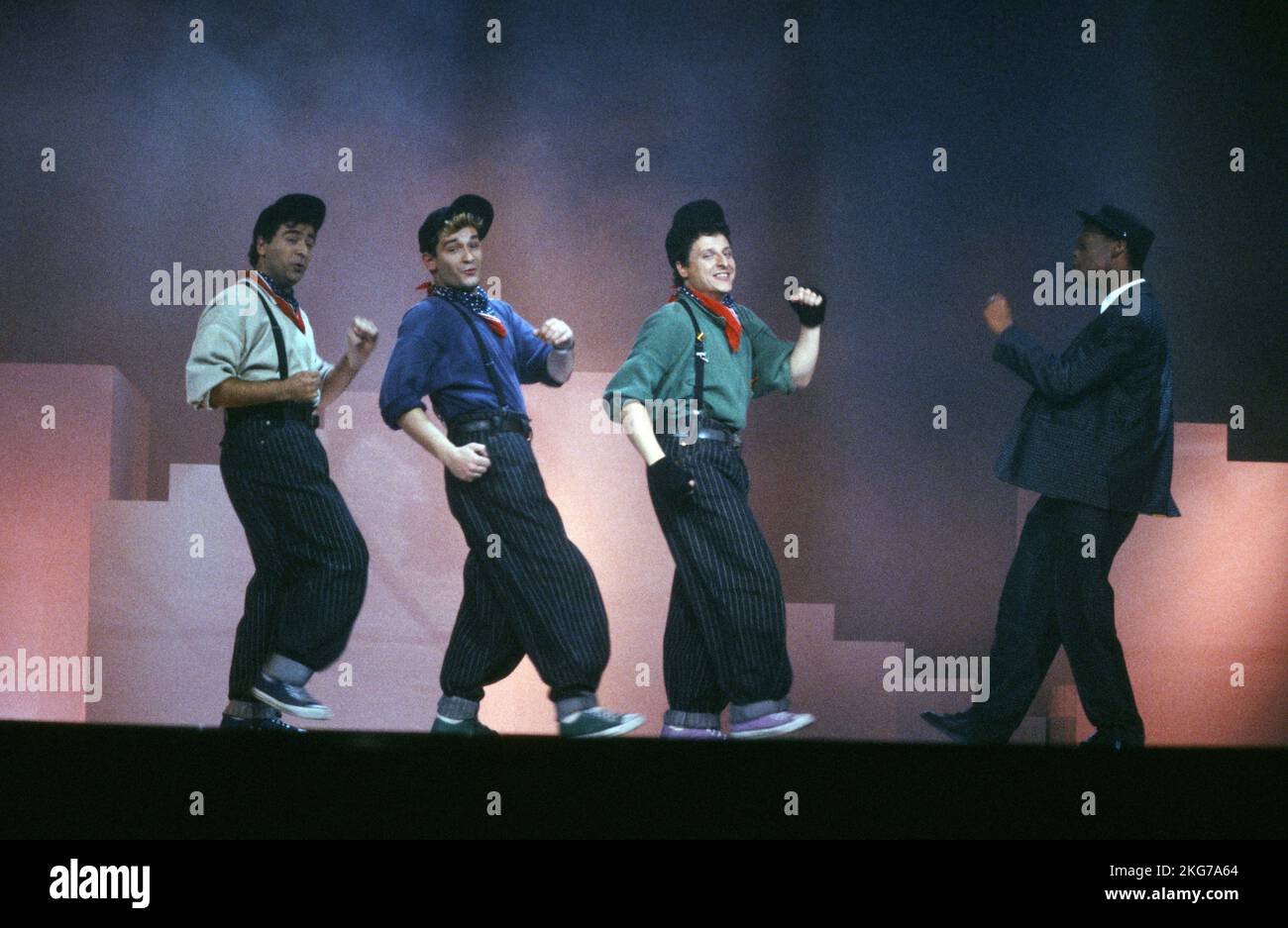 Die Band Bill Baxter mit Tippa Irie am Set der TV-Show „Lahaye d ...