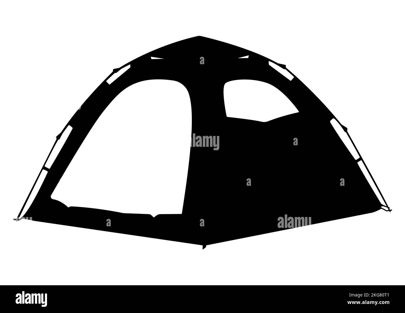 Tent clipart Schwarzweiß-Stockfotos und -bilder - Alamy