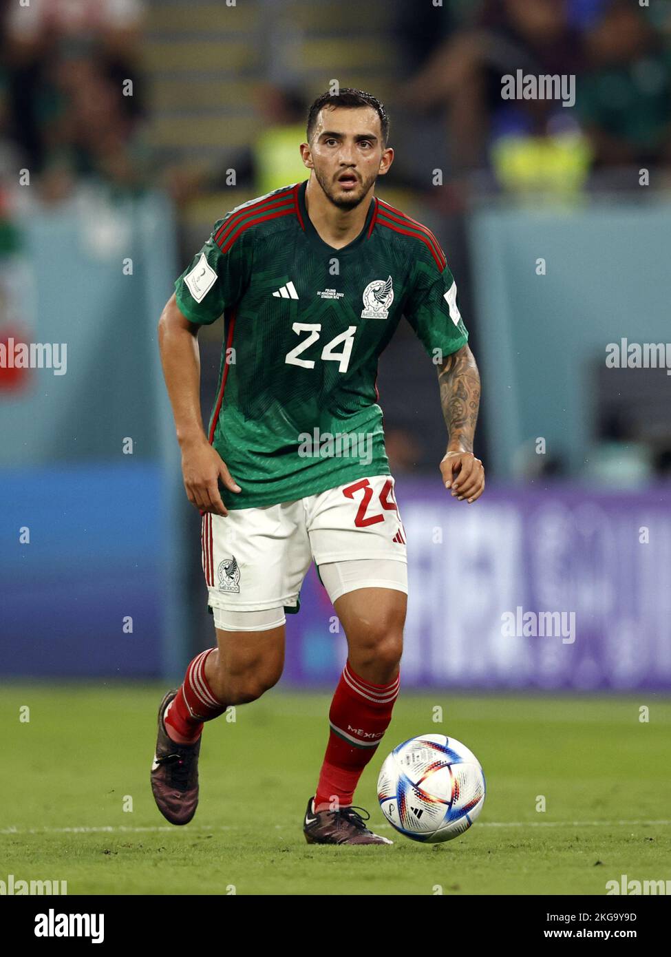 DOHA – Katar, 22./11./2022, Luis Chavez von Mexiko während des FIFA ...