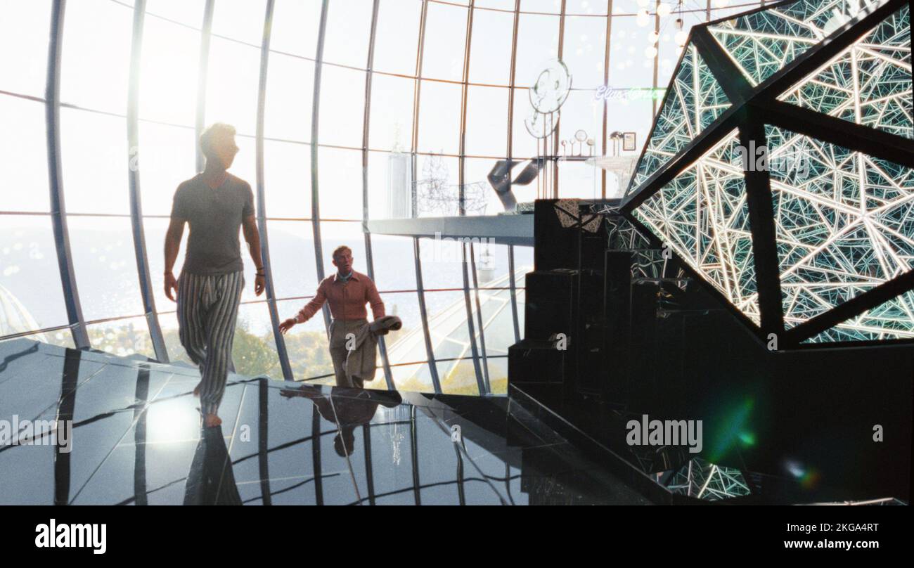 GLASZWIEBEL: Ein GEHEIMNIS DER MESSER, (aka KNIVES OUT 2), von links ...