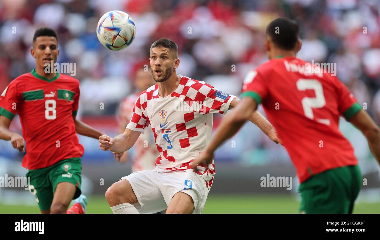 Fußball - FIFA Weltmeisterschaft Katar 2022 - Gruppe F - Marokko ...