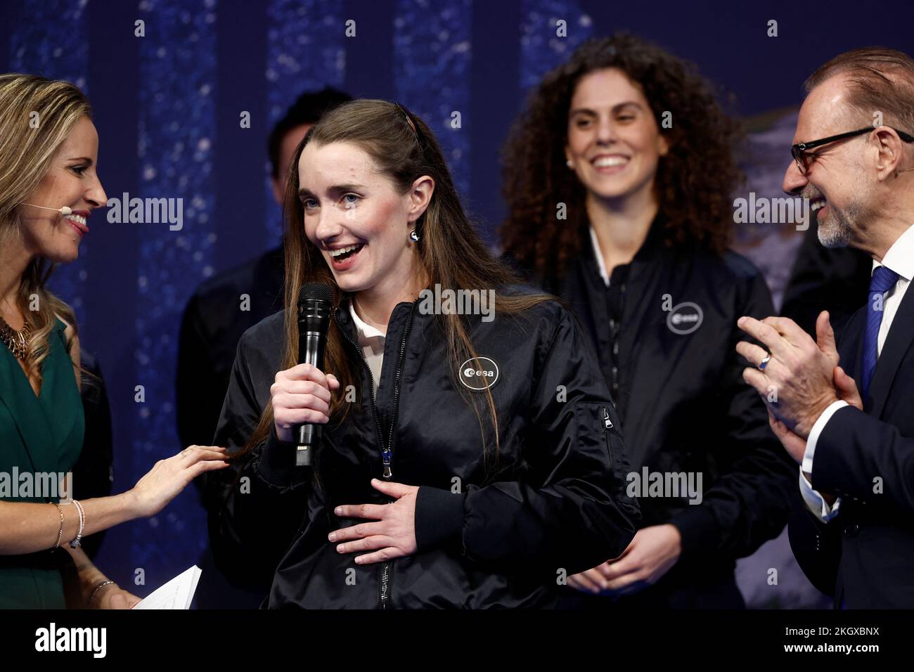 Rosemary Coogan, Mitglied der neuen Astronautenklasse der ESA, nimmt am ...