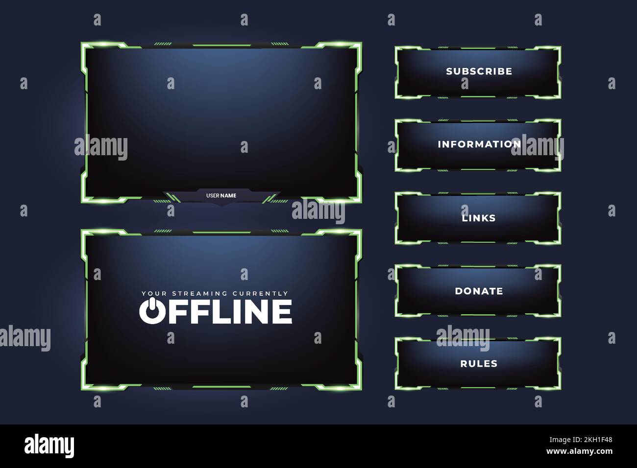 Live stream overlay -Fotos und -Bildmaterial in hoher Auflösung – Alamy