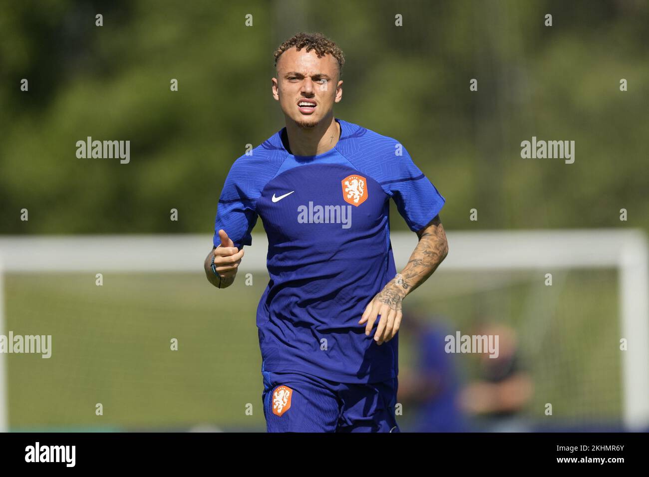 DOHA, 24-11-2022 Oranje in Katar. Team Niederlande bereitet sich auf ...
