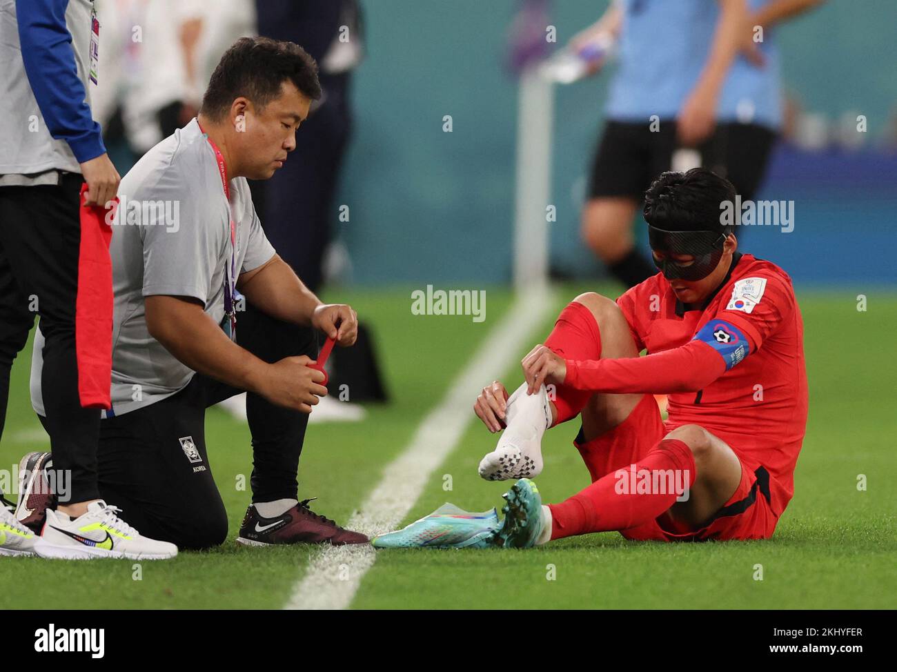 Fußball - FIFA Weltmeisterschaft Katar 2022 - Gruppe H - Uruguay gegen ...