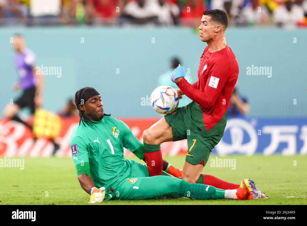 24.11.2022, Doha , Fußball, FIFA-Weltmeisterschaft 2022, Portugal gegen ...