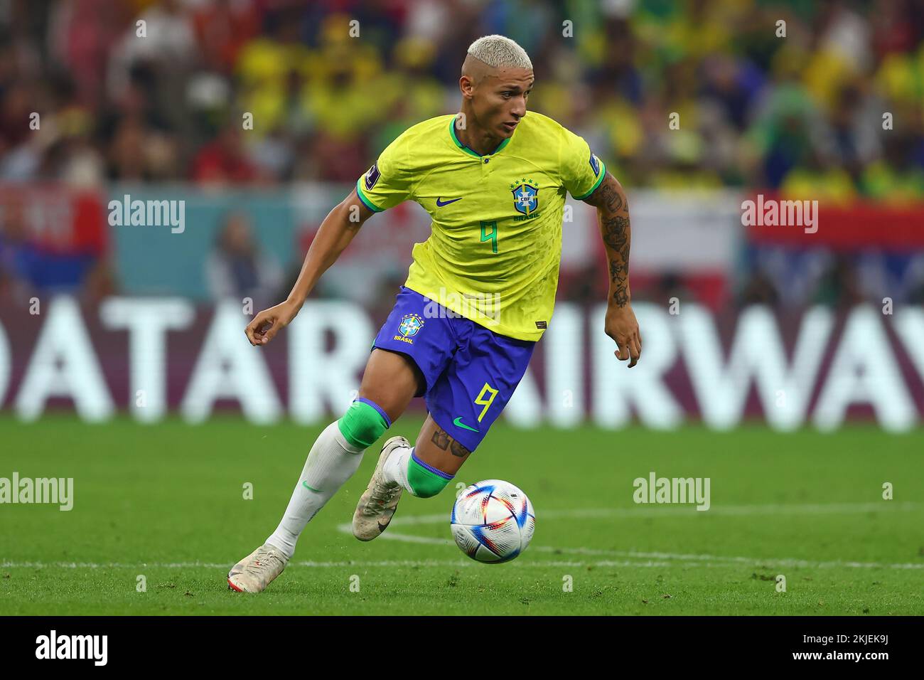 Doha, Katar. 24.. November 2022. Richarlison of Brazil in Aktion beim ...