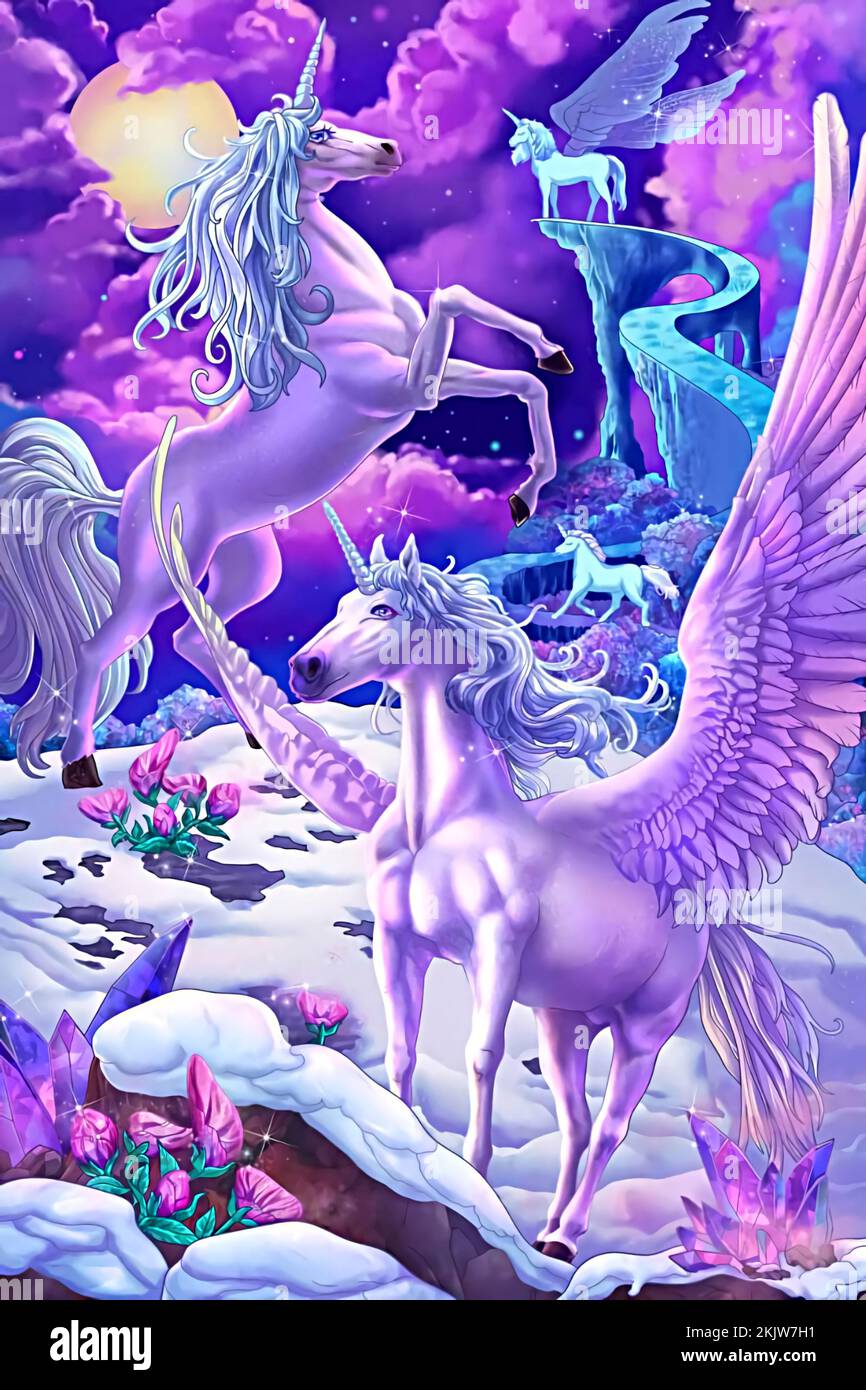 Pegasus cartoon -Fotos und -Bildmaterial in hoher Auflösung – Alamy