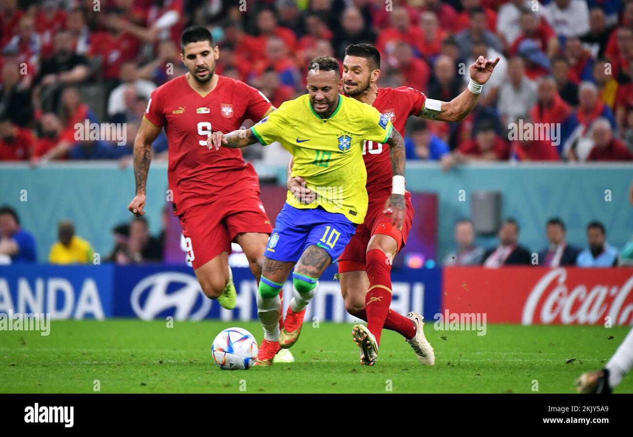 Fußball-Weltmeisterschaft 2022, Katar, Lusail-Stadion Stockfotografie ...