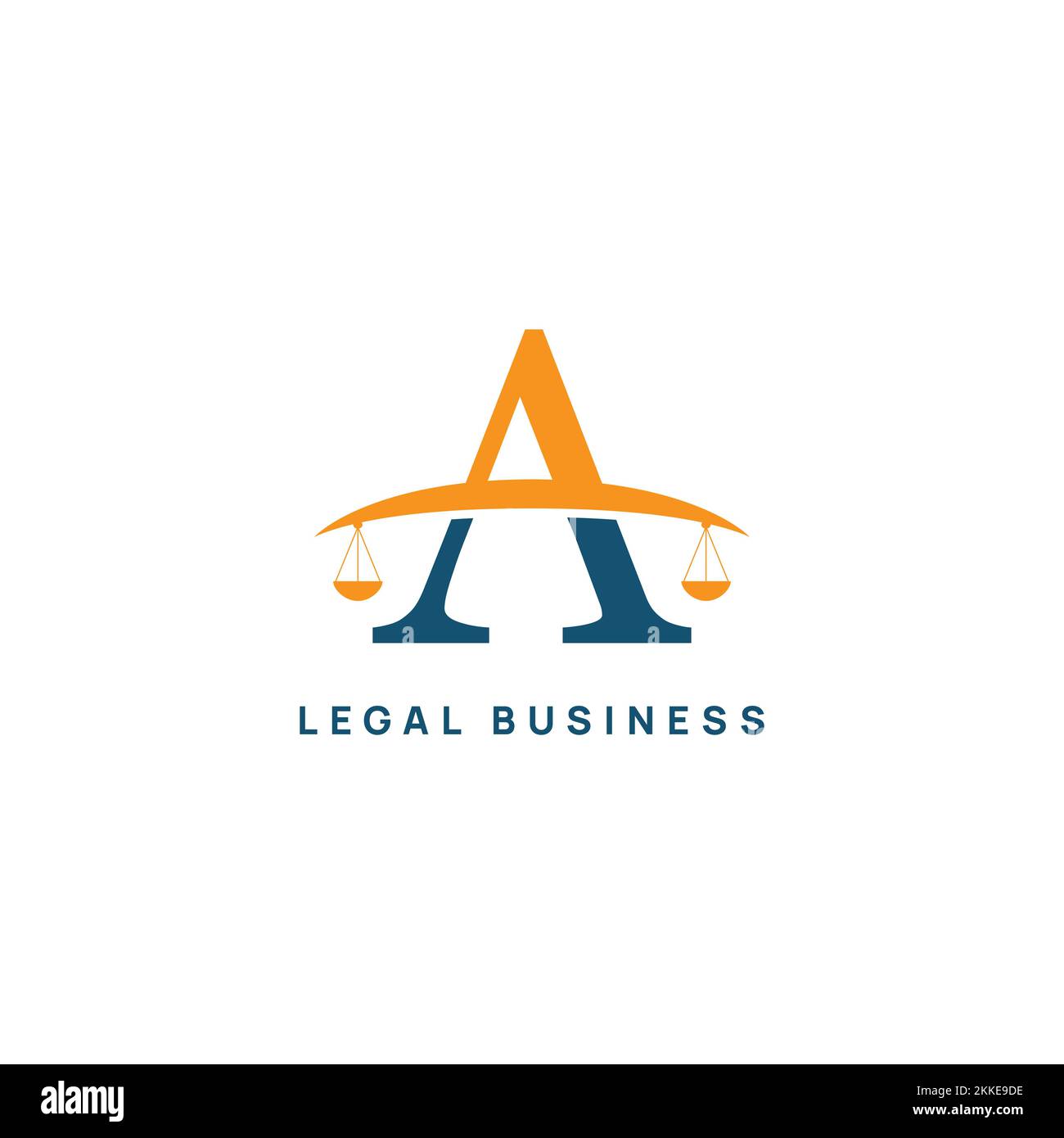 Ein Letter Legal Business Logo, ein Anwaltskanzlei- und ...