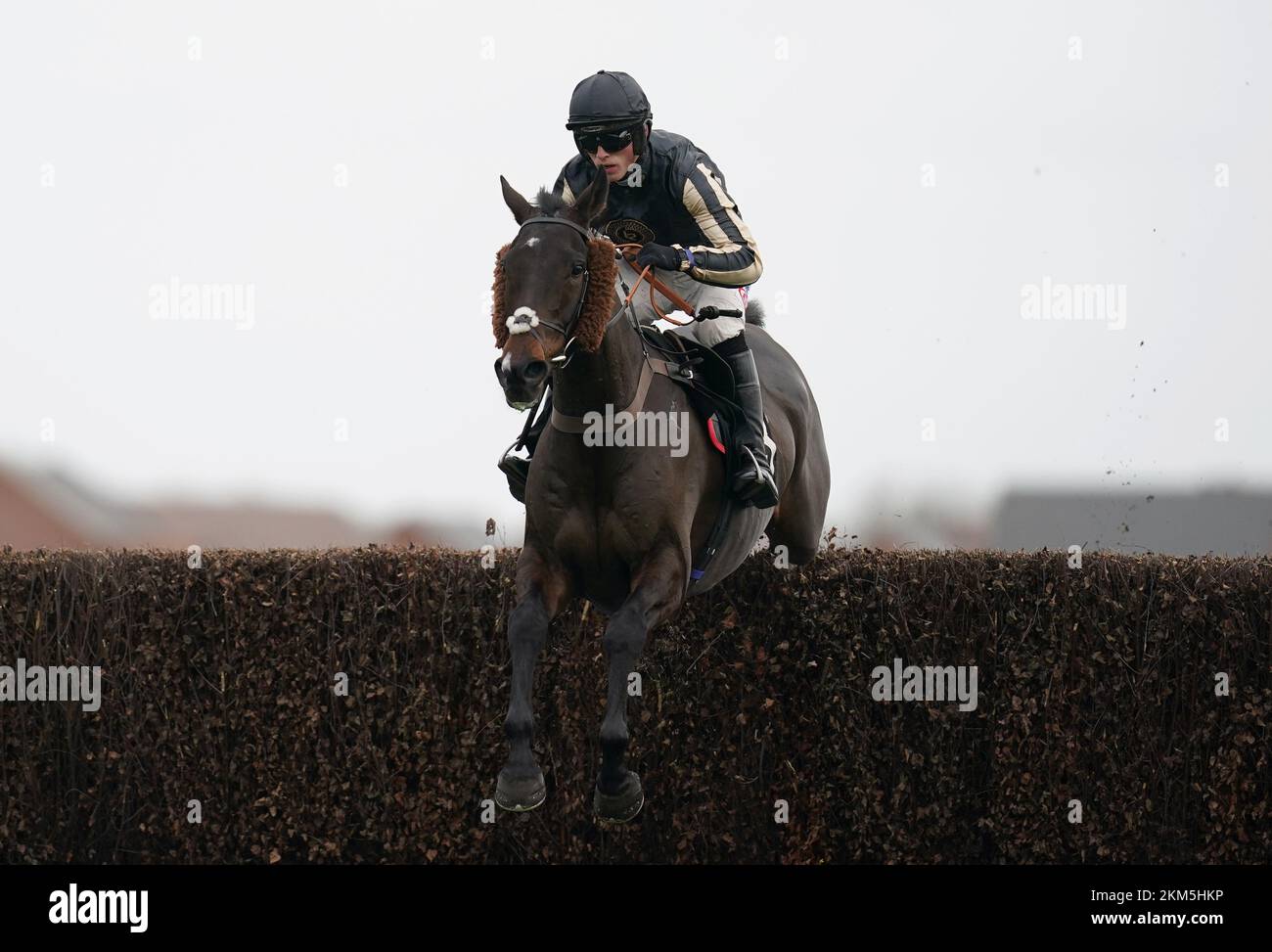 McFabulous und Jockey Harry Cobden springen den letzten auf dem Weg, um ...
