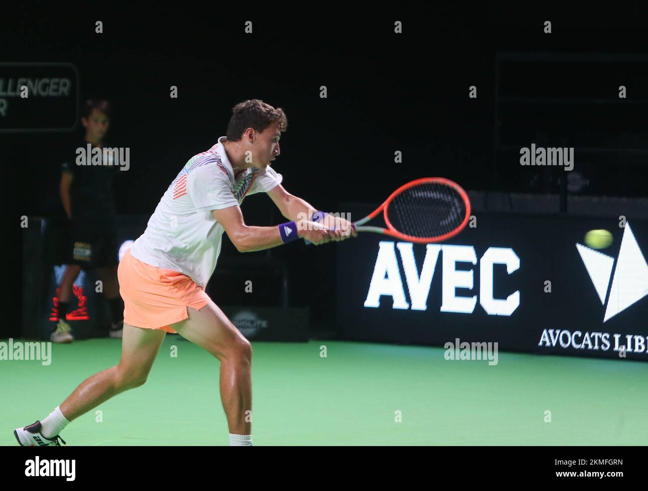 Clement Chidekh von Frankreich die Open de Rennes 2022, ATP Challenger ...
