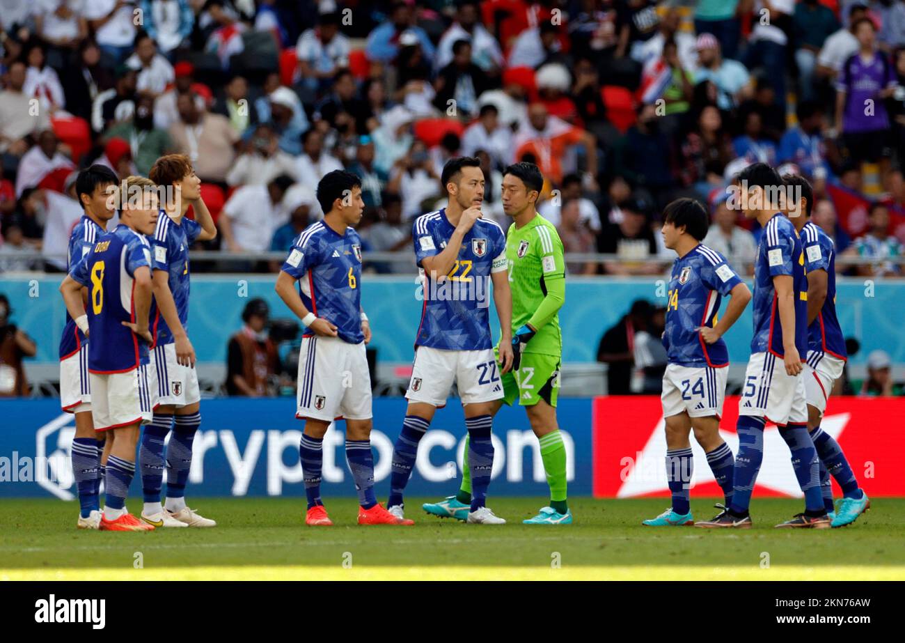 Fußball - FIFA Weltmeisterschaft Katar 2022 - Gruppe E - Japan / Costa ...