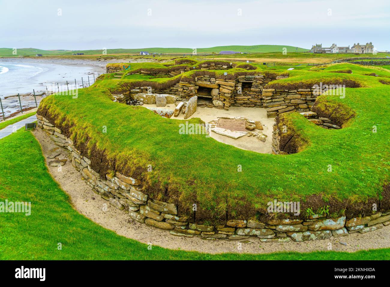 Stromness, Großbritannien - 04. Oktober 2022: Blick auf das ...