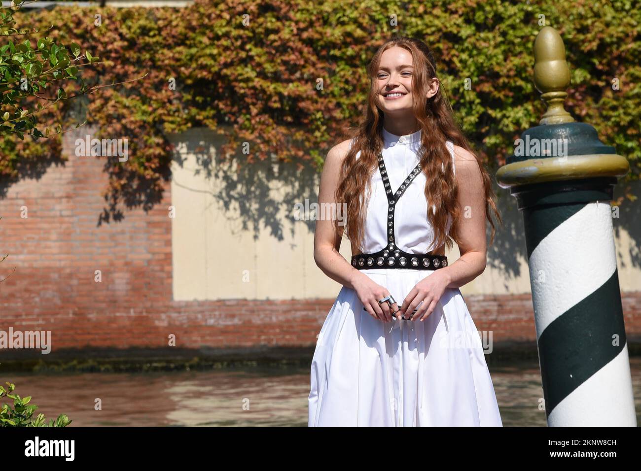 Venedig, 79. Tag, 5. Tag Ankunft in Darsena mit dem Walabdruck auf Foto ...