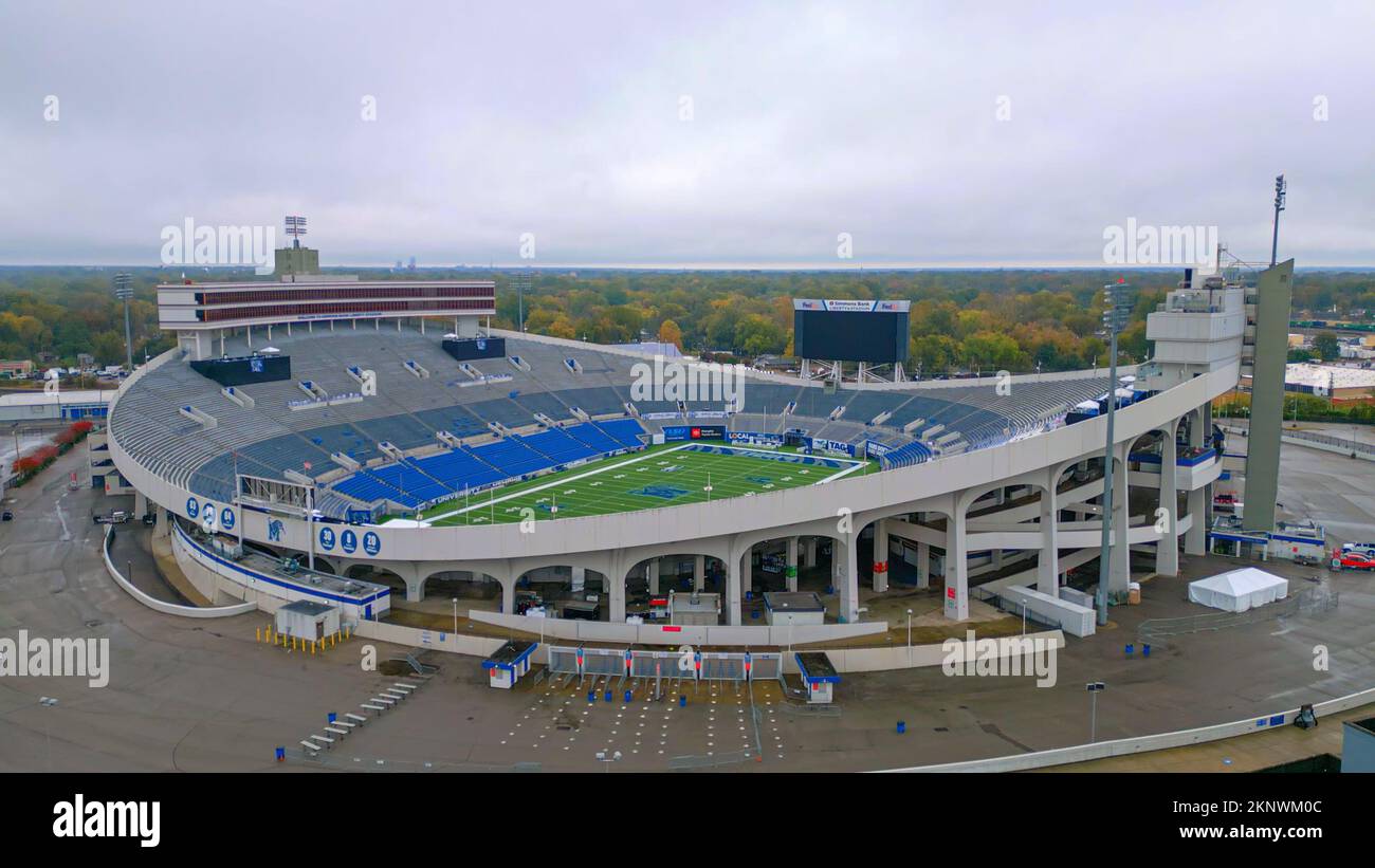 Simmons Bank Liberty Stadium of Memphis - Heimstadion der Tigers ...