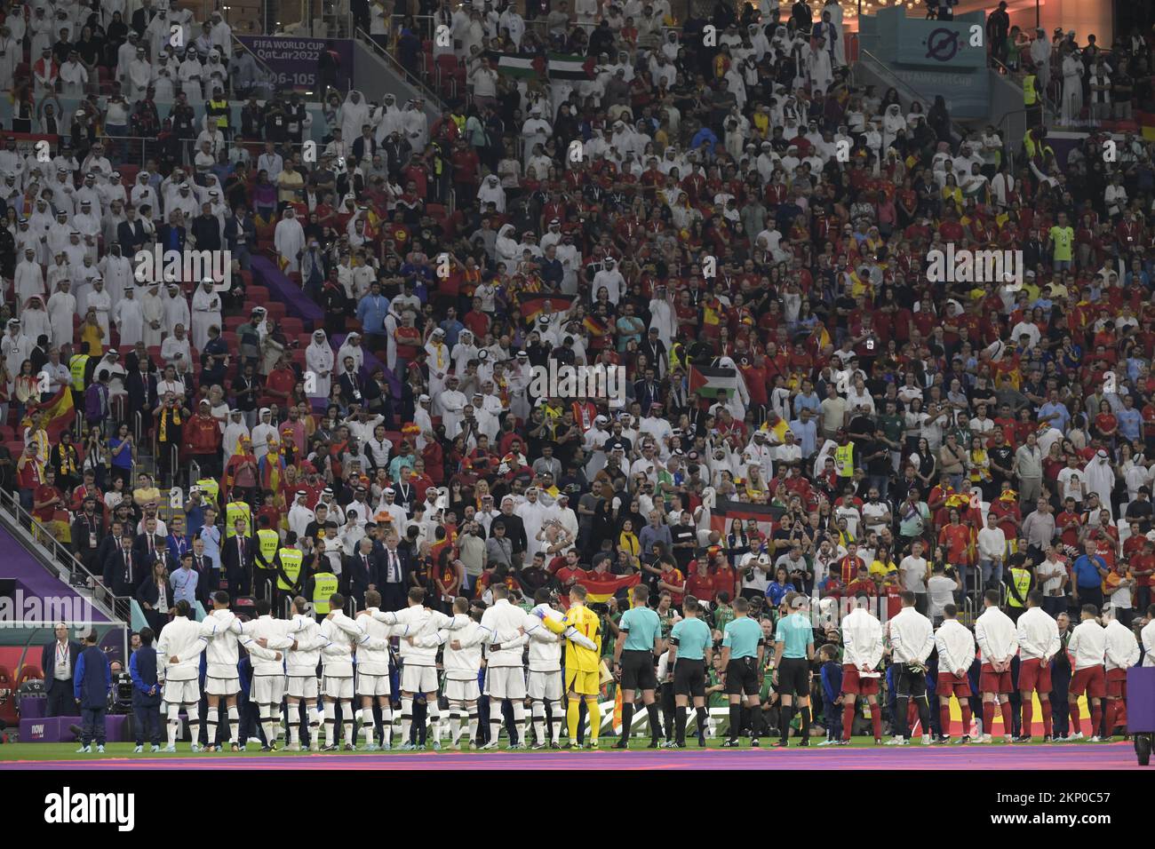 Doha – Katar 27. November 2022, FIFA-Weltmeisterschaft Katar Spanien ...