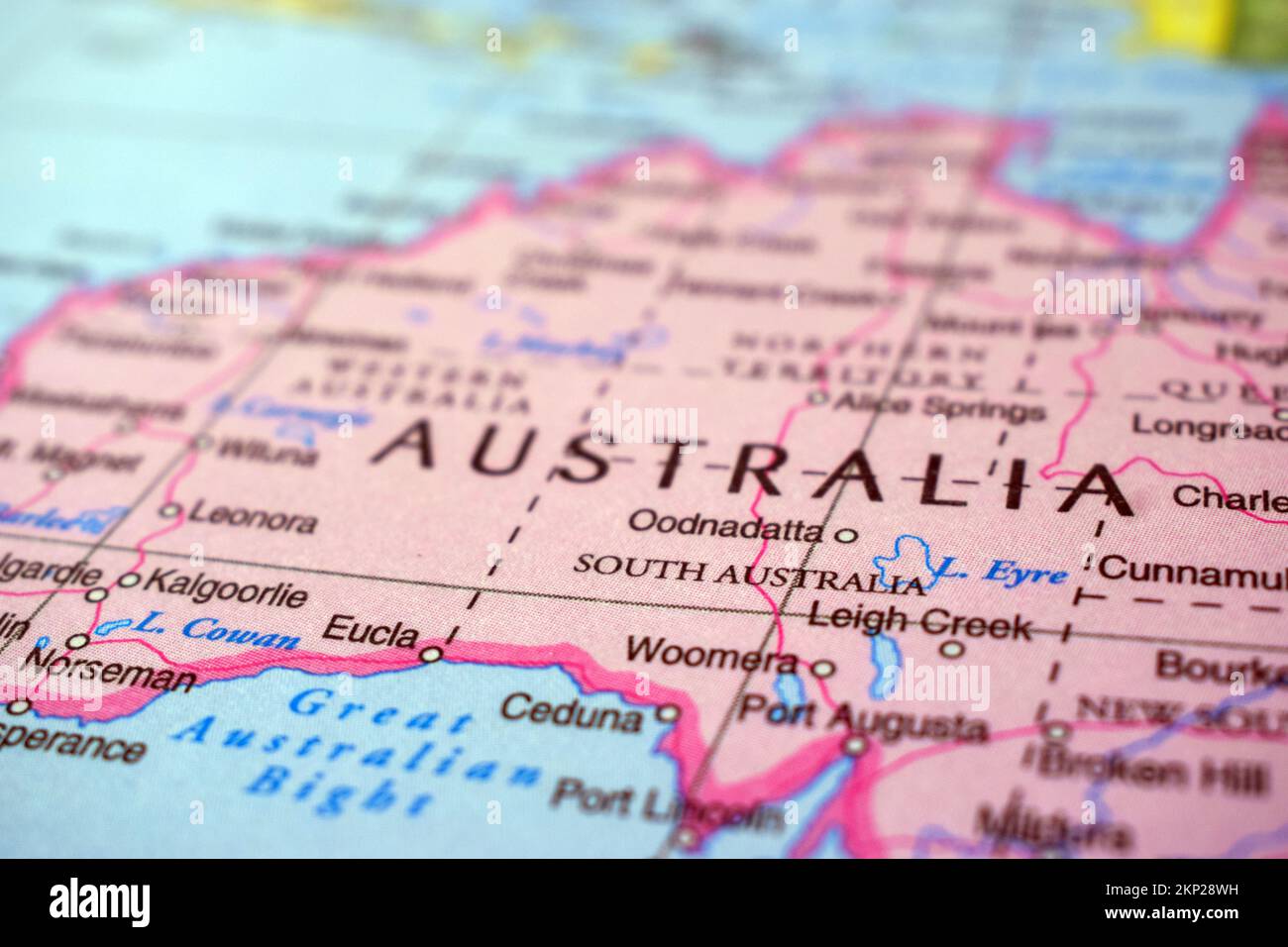 Australien politische karte -Fotos und -Bildmaterial in hoher Auflösung ...