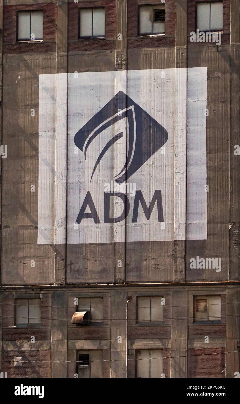 Archer daniels midland world grain sign logo adm -Fotos und ...