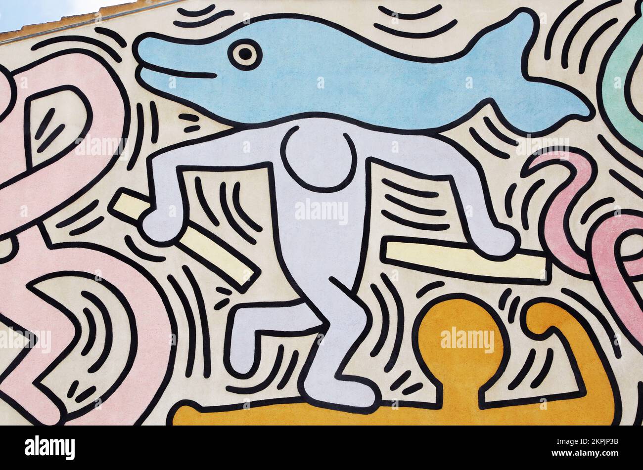 Keith haring public art -Fotos und -Bildmaterial in hoher Auflösung – Alamy