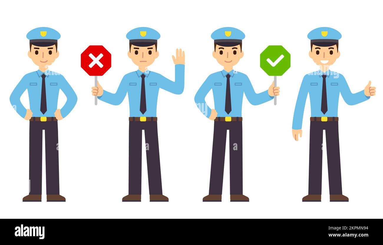Polizei cartoon -Fotos und -Bildmaterial in hoher Auflösung – Alamy