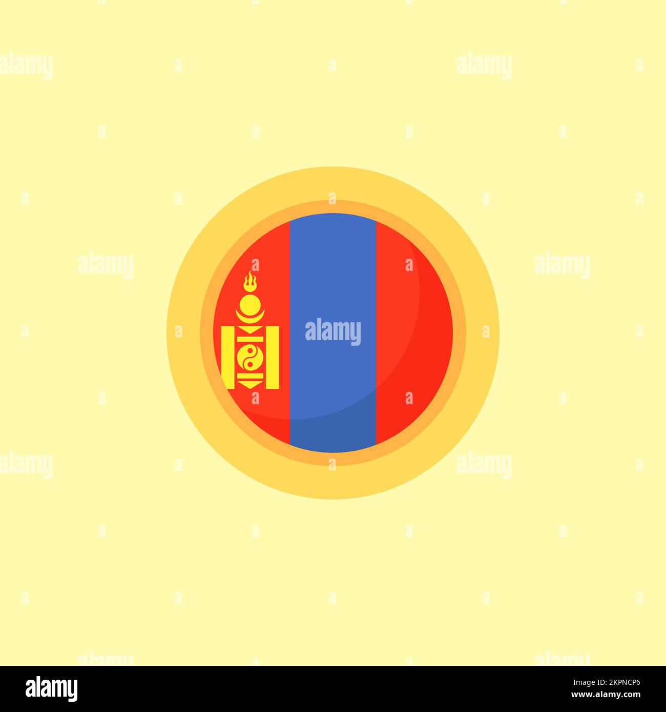Mongolian flag Stock-Vektorgrafiken kaufen - Alamy
