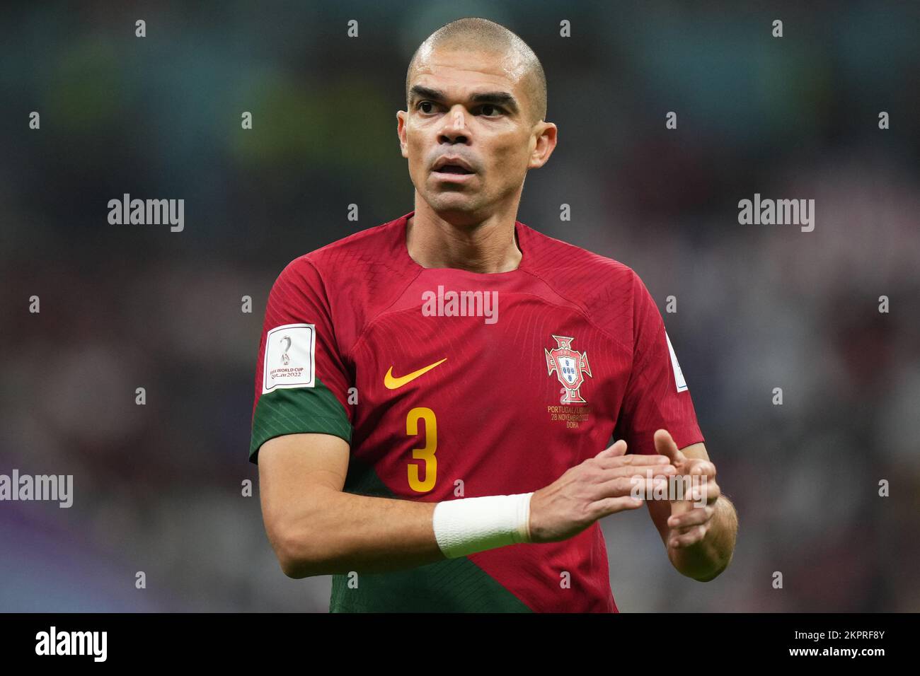 Pepe Von Portugal Während Des Fifa Weltmeisterschafts 2022 Spiels Katar