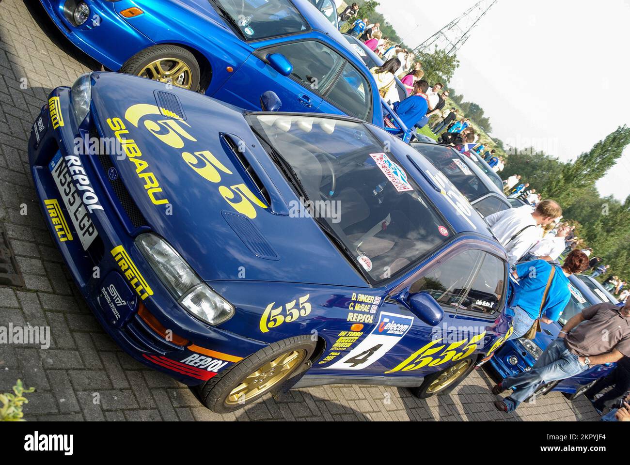 McRae-Treffen. Etwa 1200 Subaru Impreza Autos versammelten sich im ...