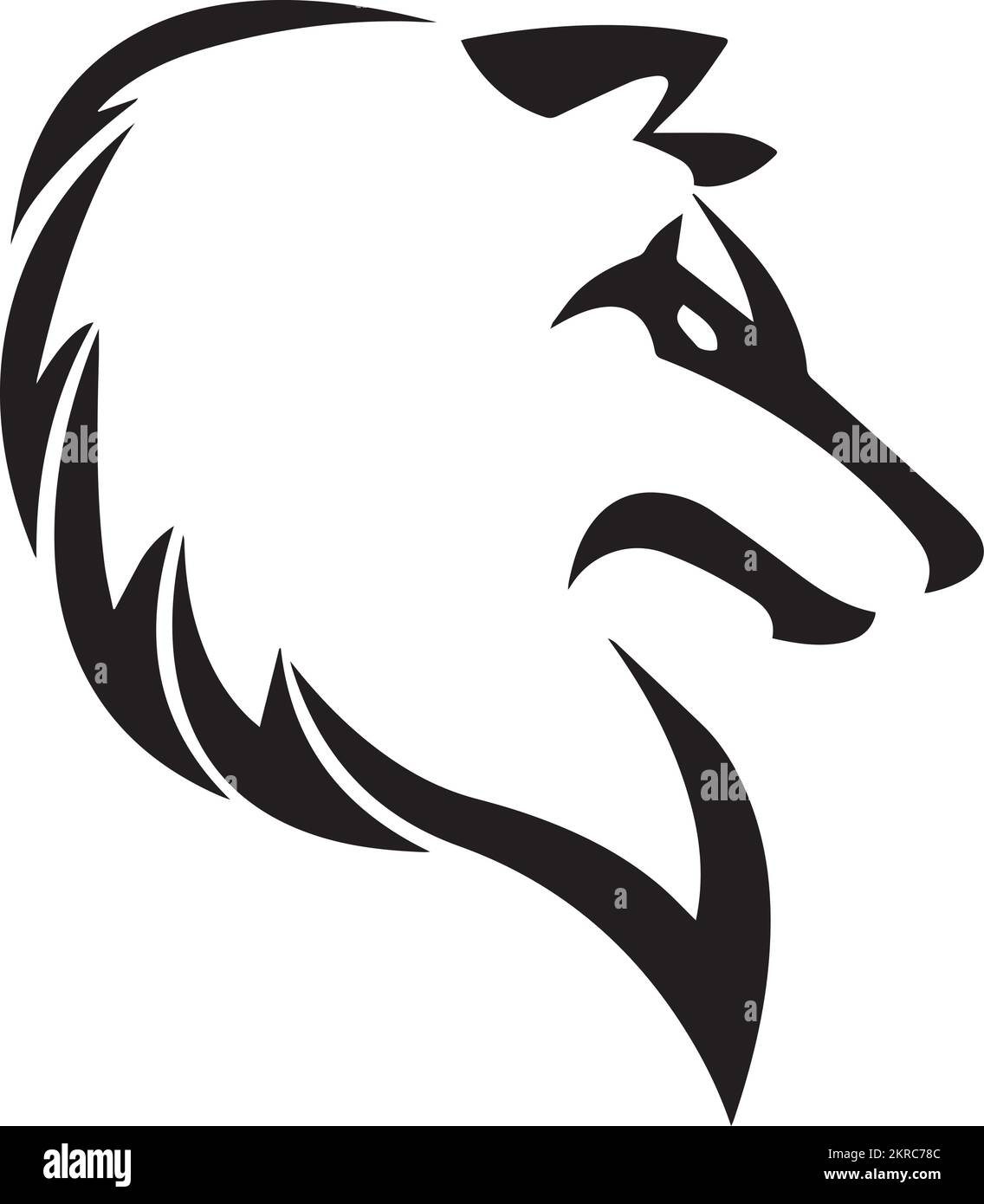 Der wilde wolf logo design Stock-Vektorgrafiken kaufen - Seite 2 - Alamy