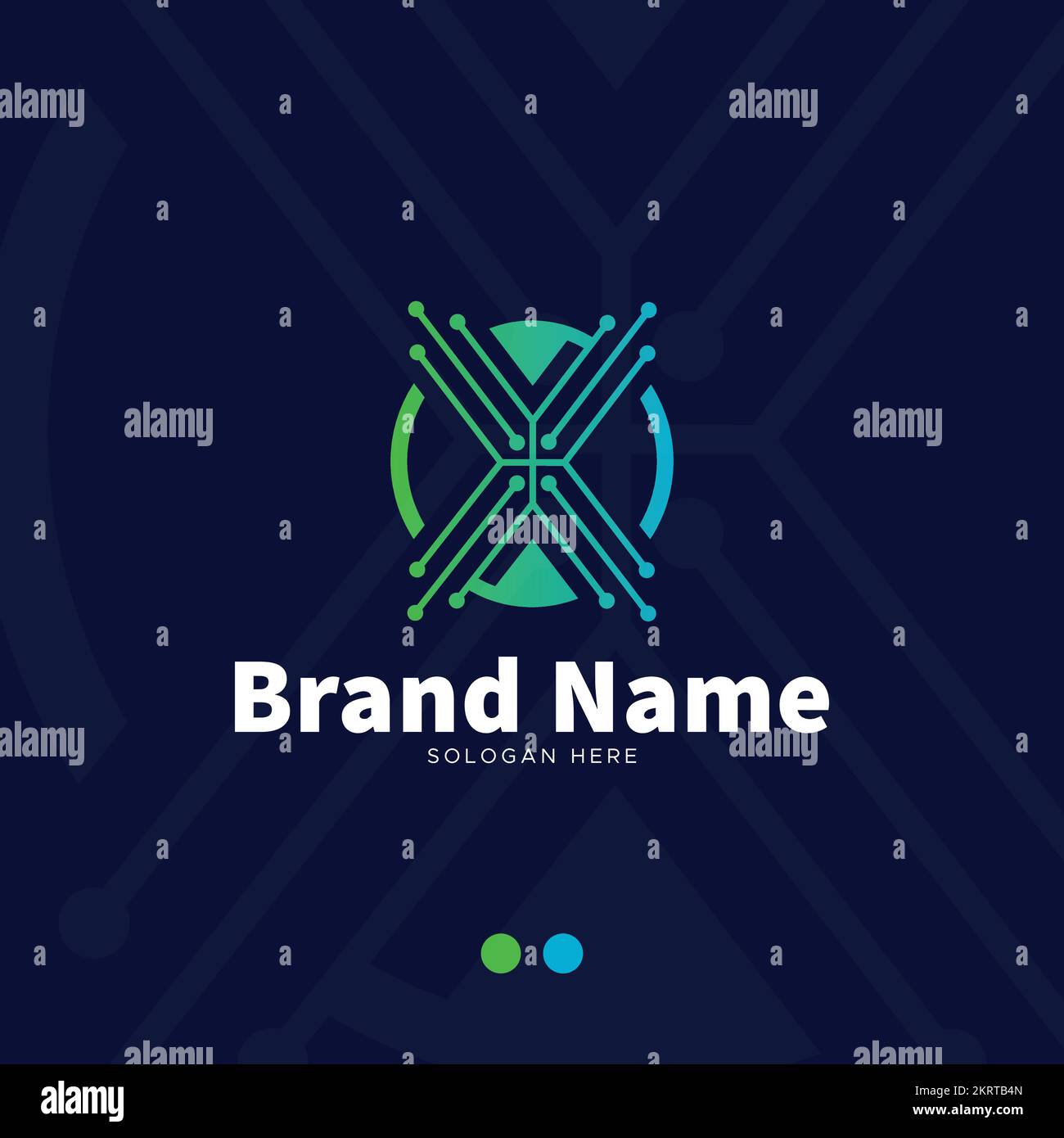 Dyn logo design Stock-Vektorgrafiken kaufen - Alamy