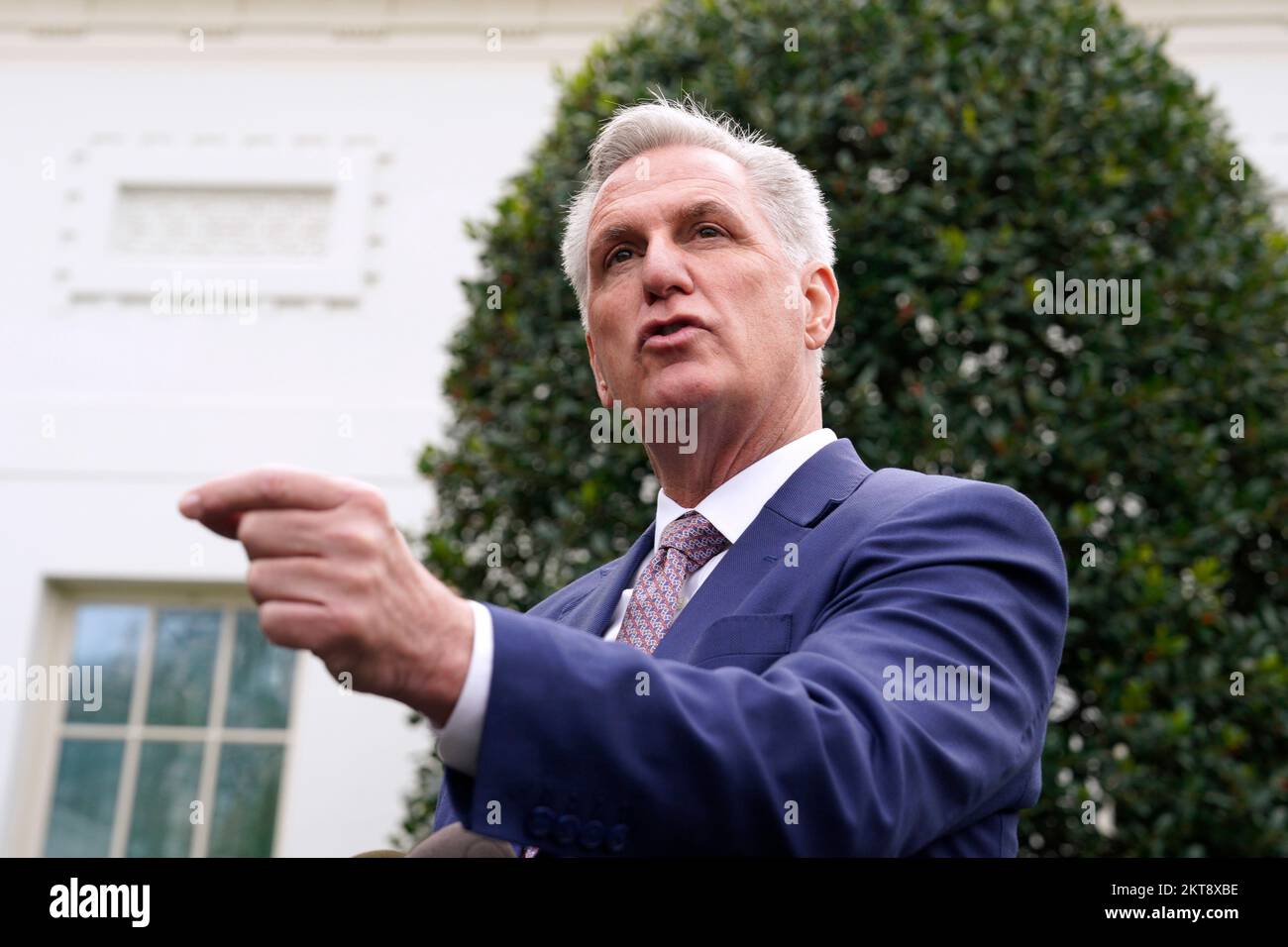 Kevin McCarthy (R-CA), House Minority Leader, spricht nach einem ...