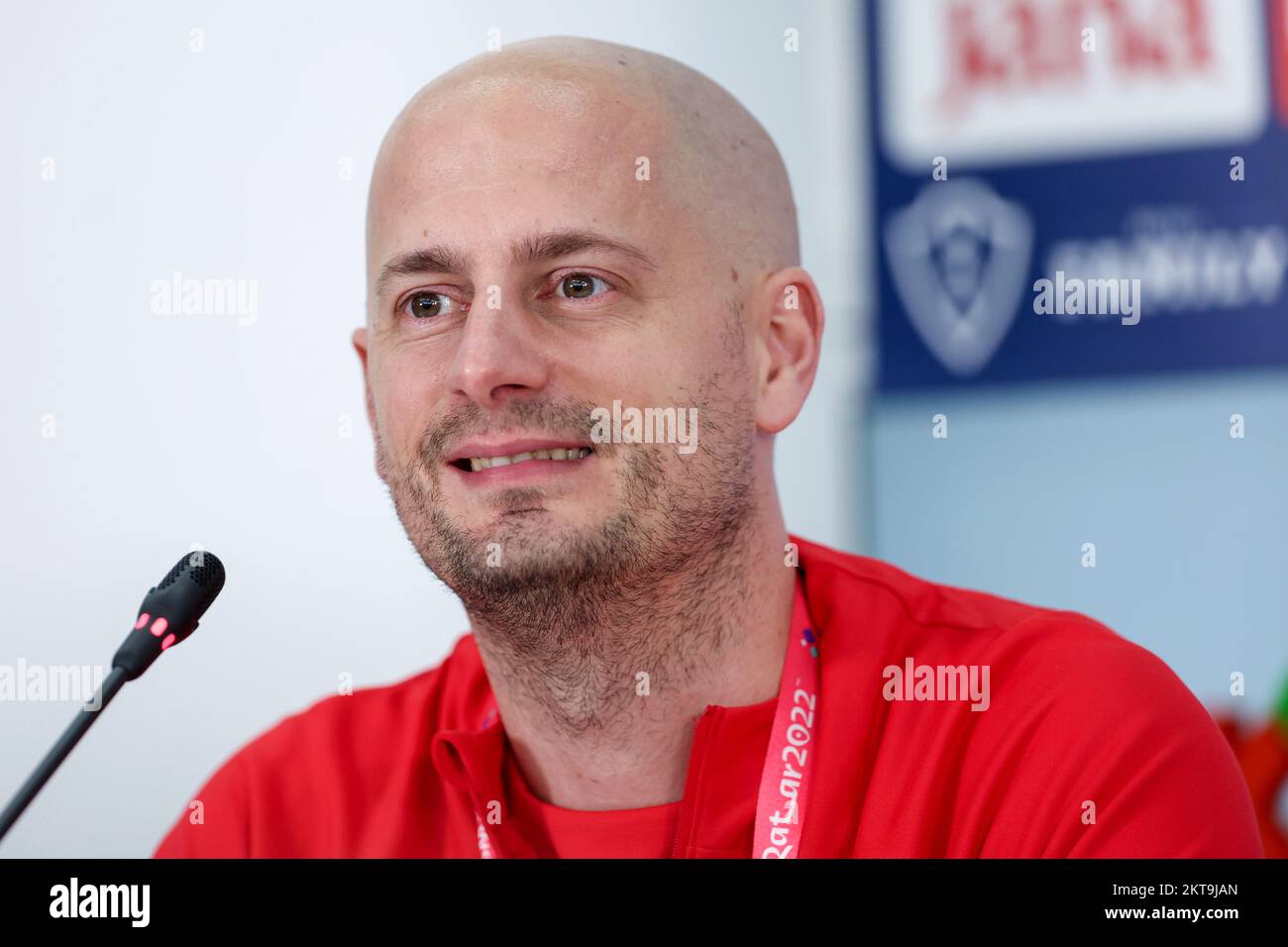 Sprecher der kroatischen Fußballnationalmannschaft Tomislav Pacak ...