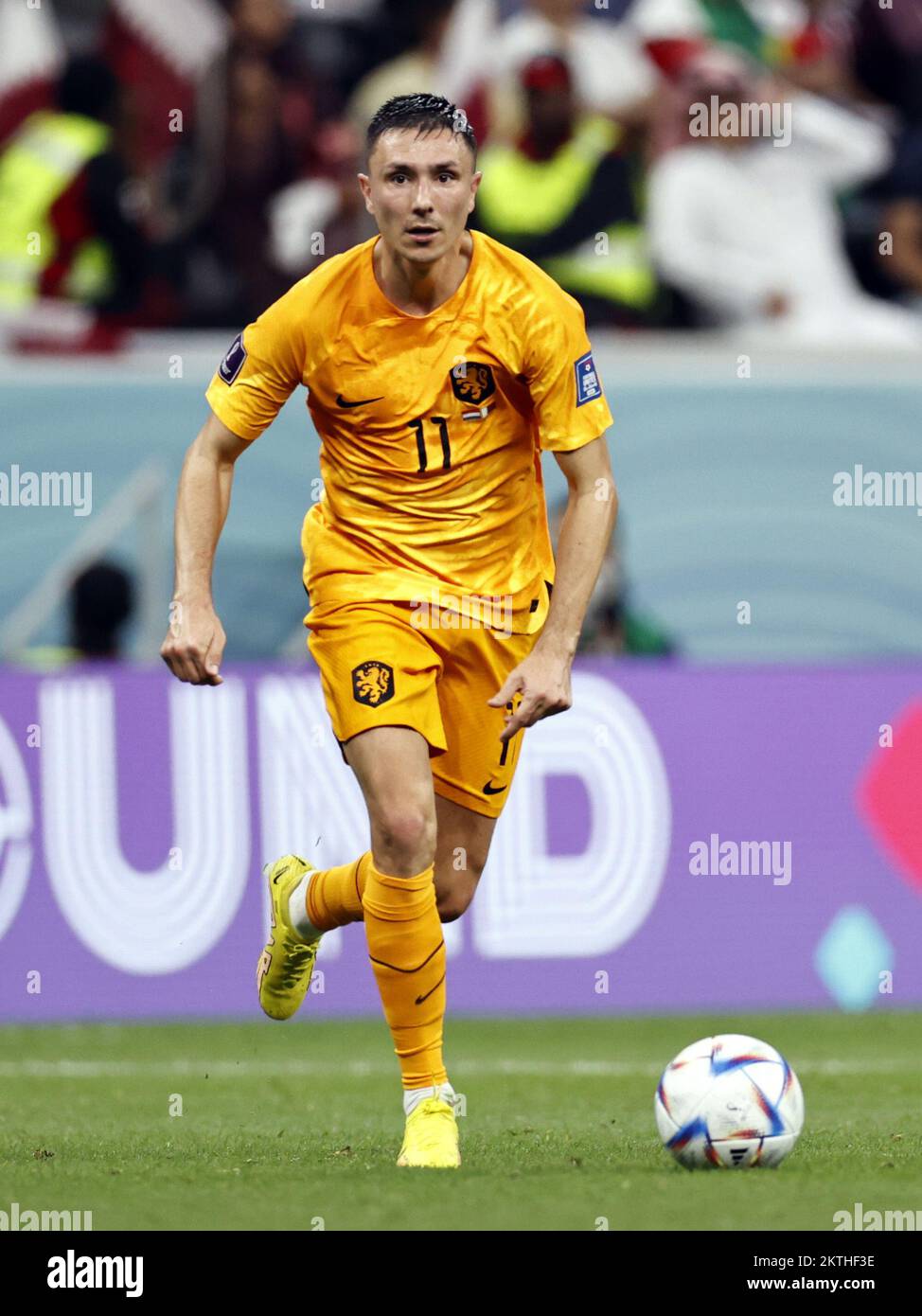 AL KHOR - Steven Berghuis von Holland während der FIFA ...