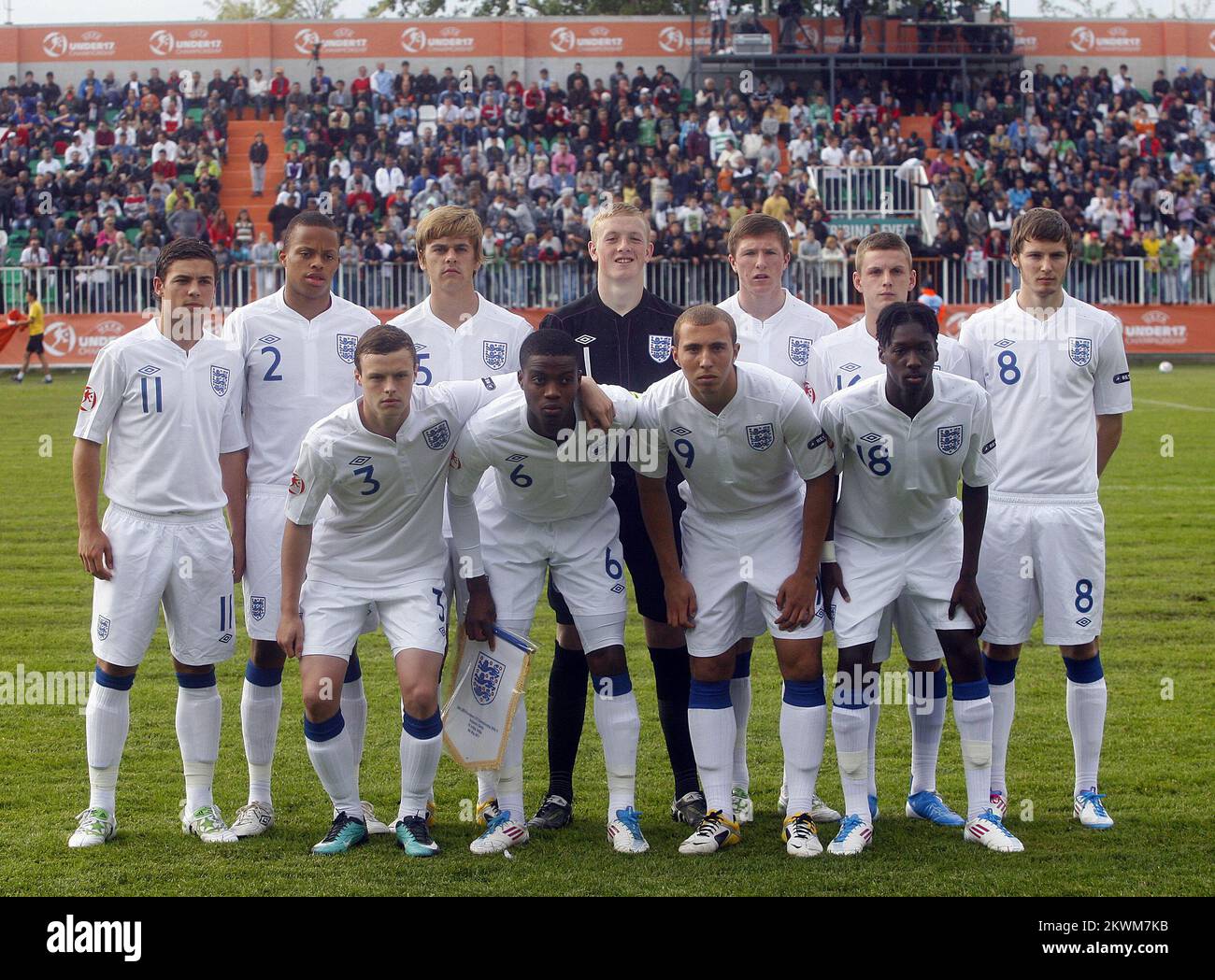 England Team-Gruppe: Jake Caskey, Jordan Cousins, Samuel Magri, Jordan ...