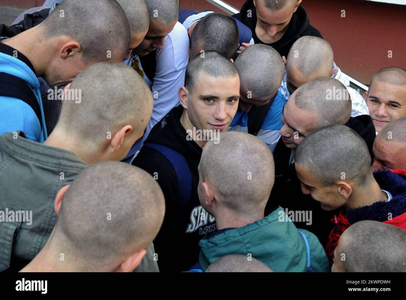 04.11.2013., Vukovar, Kroatien - Schüler der Klasse 3a, Technische ...