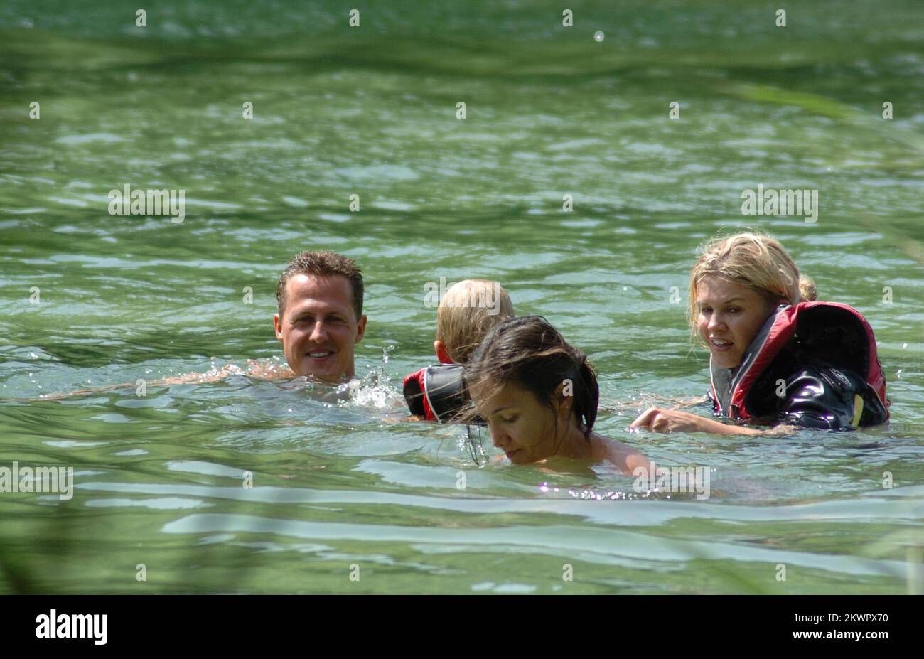 24.08.2007., Kroatien, Slapovi Krke - Formel-1-Fahrer Michael ...